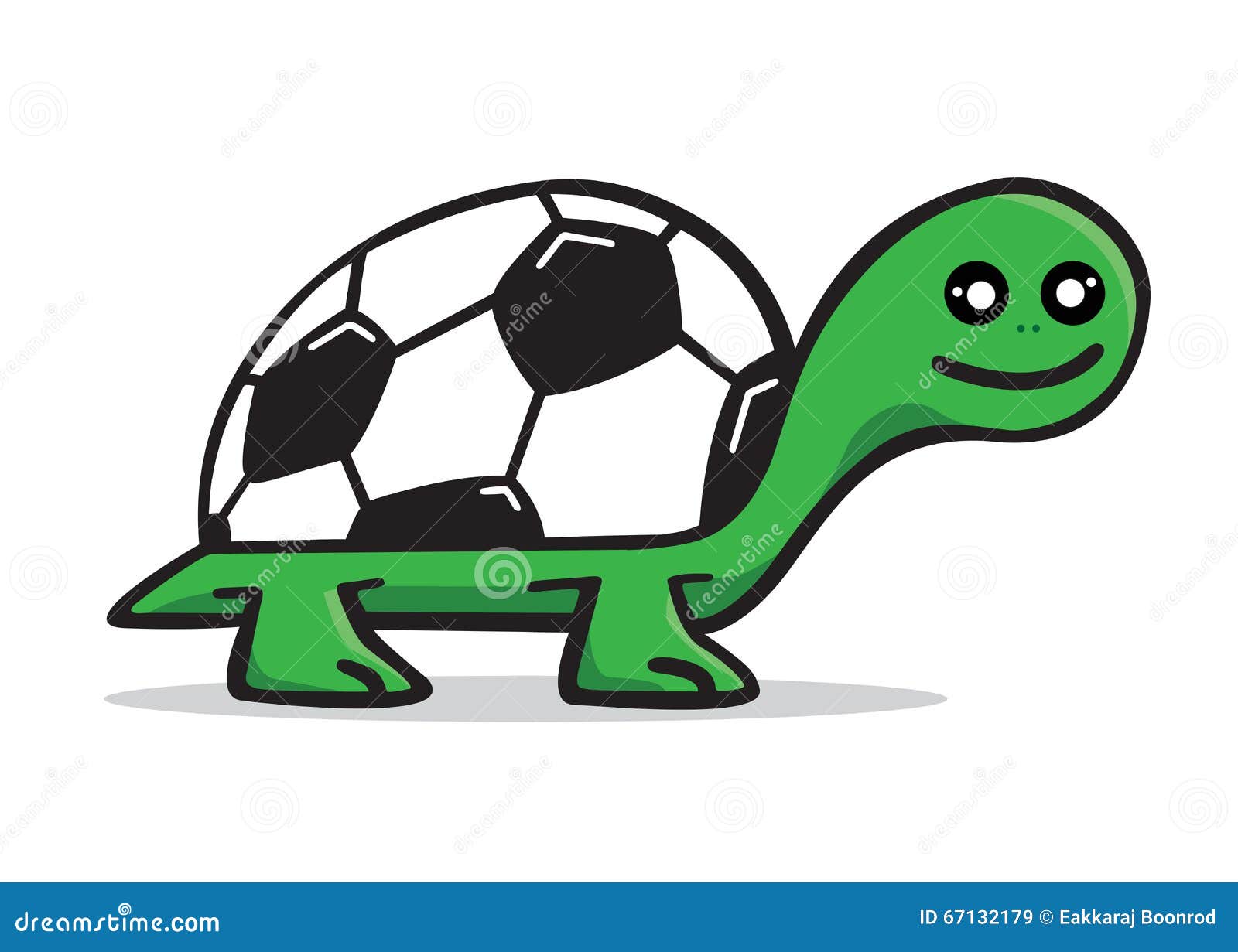 Happy Tortoise logo soccer stock vector. Illustration of cartoon - 67132179