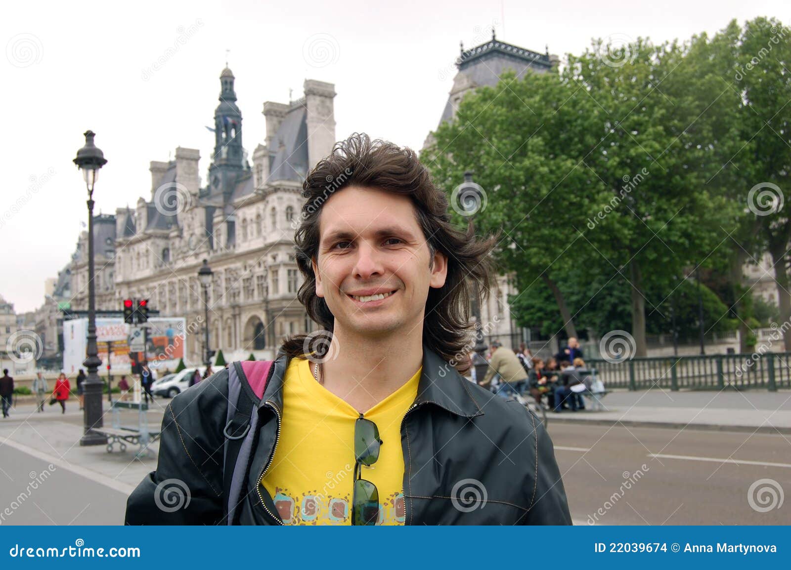 Happy tourist stock photo. Image of russian, long, landscape - 22039674