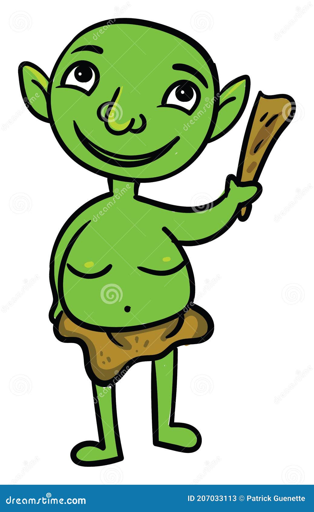 Happy Troll Coocking Food. Generative AI Royalty-Free Stock Photography ...