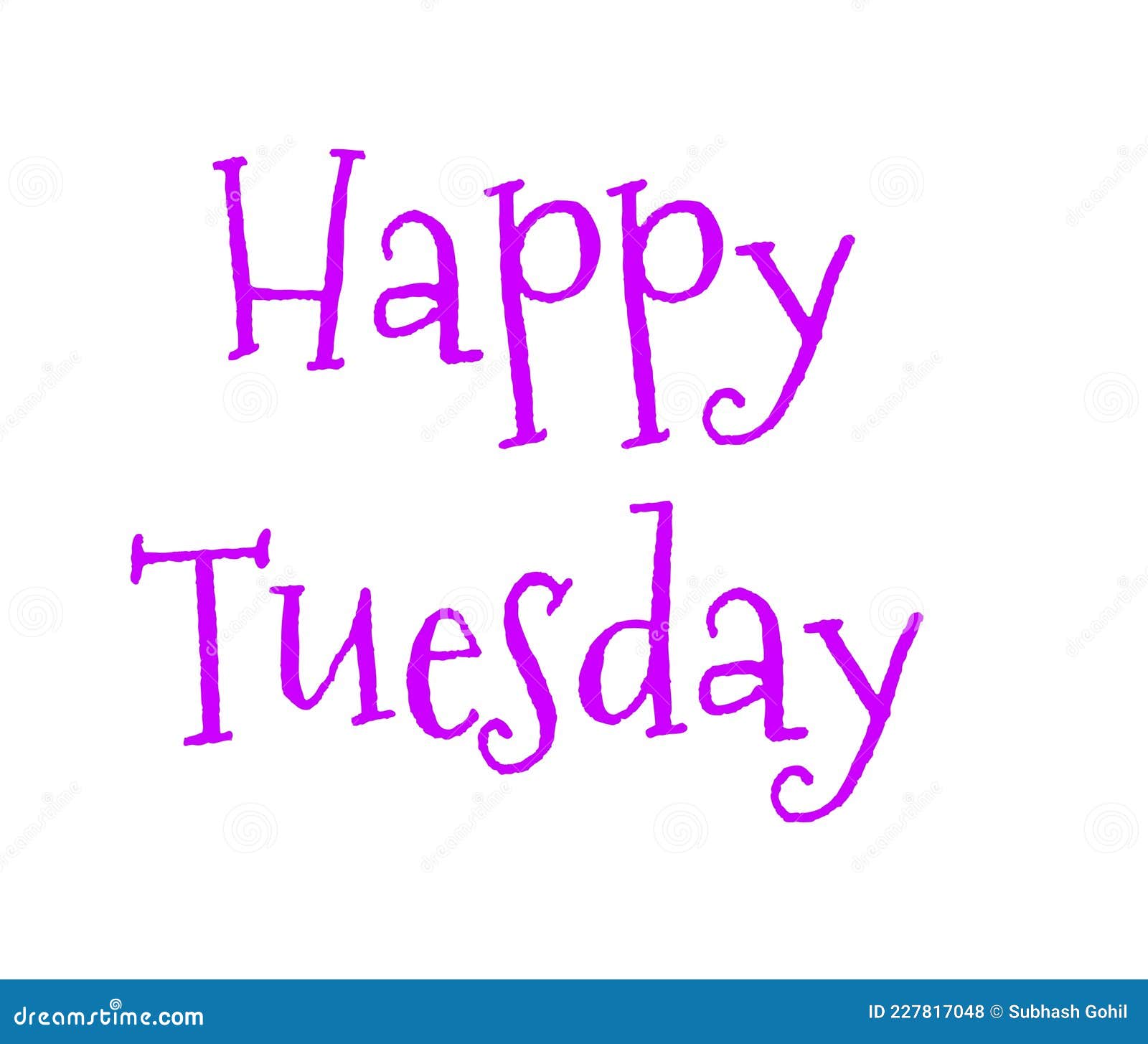 Happy Tuesday background stock illustration. Illustration of font ...