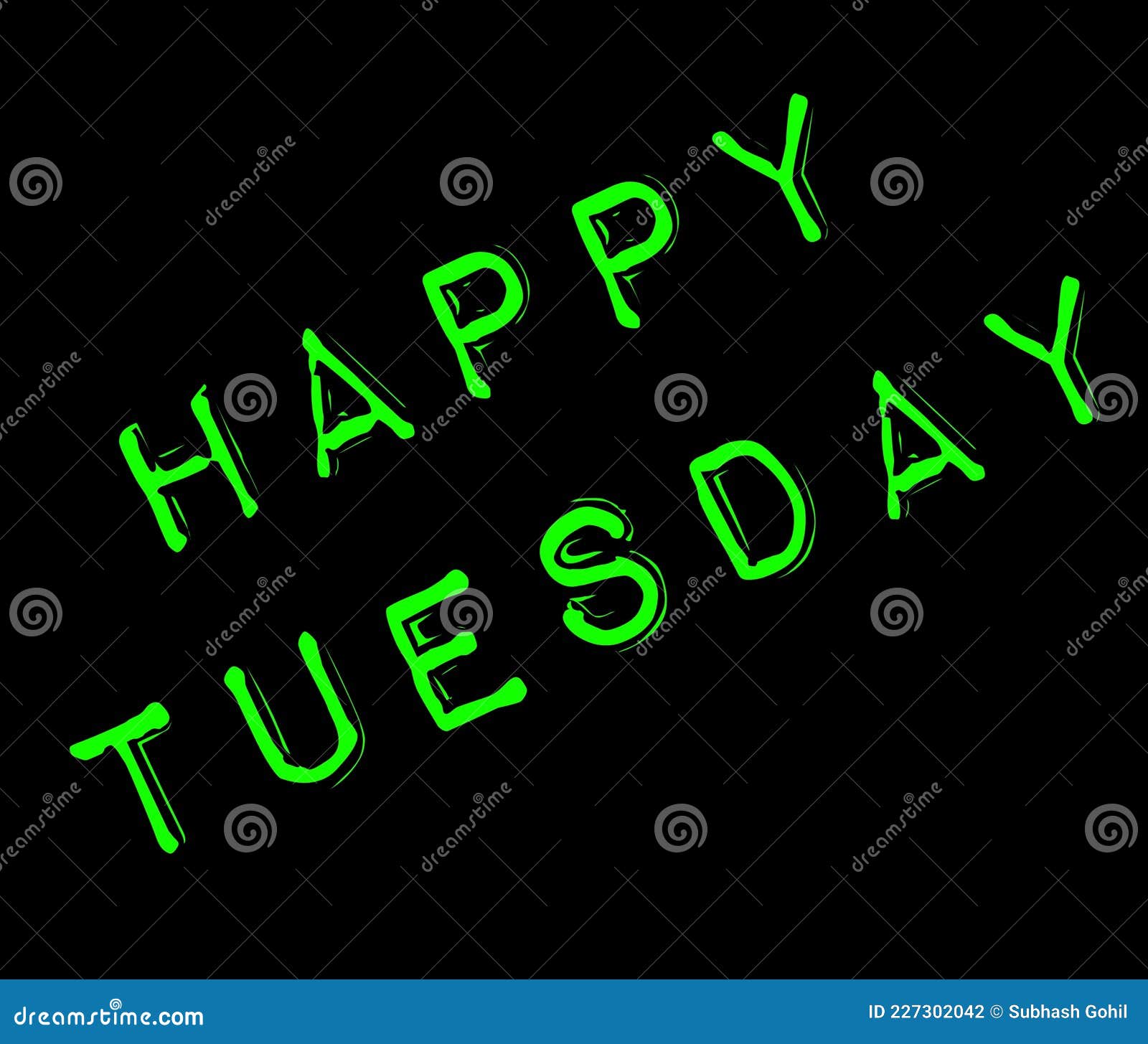 Happy Tuesday background stock illustration. Illustration of happy ...