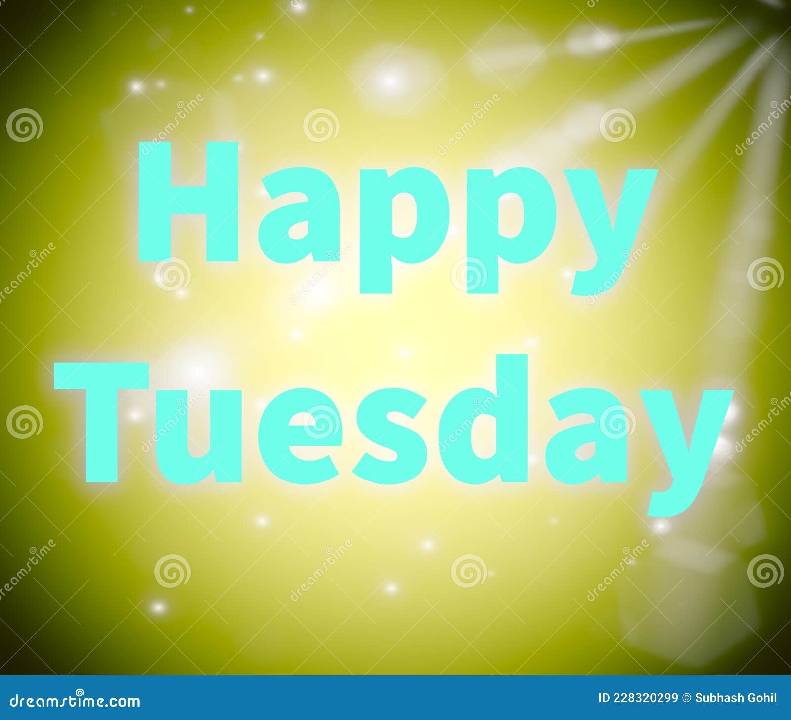 Happy Tuesday Colourful Design Background Stock Illustration ...