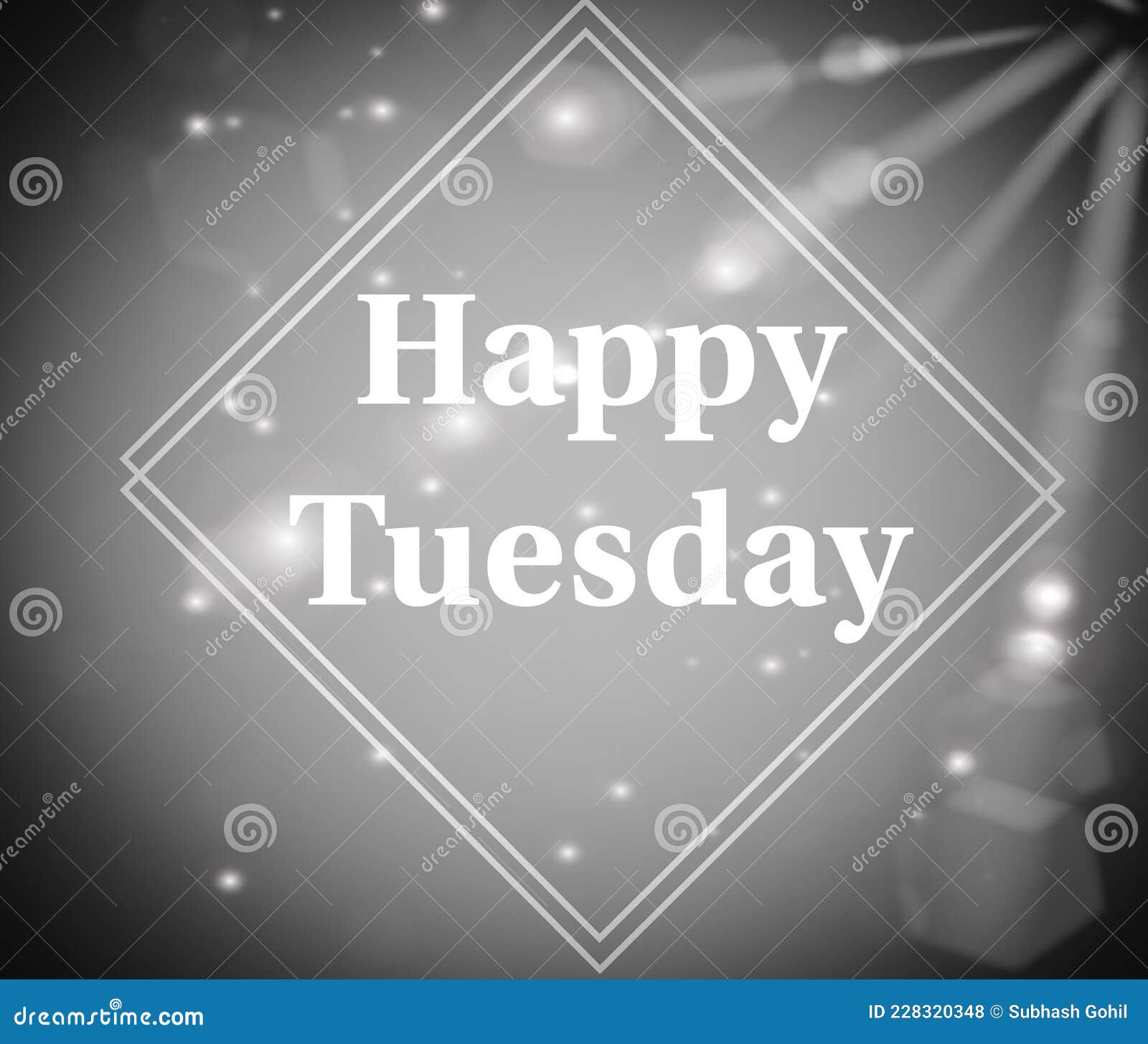 Happy Tuesday Design Background Stock Illustration - Illustration of ...