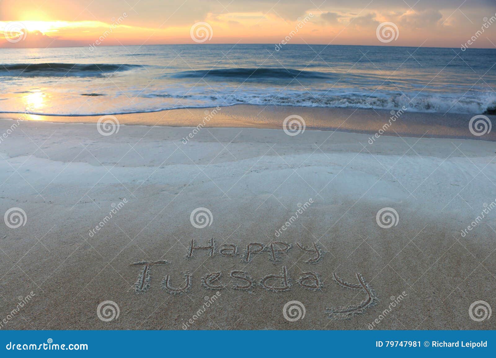 Happy Tuesday Alphabet Letter On Red Glitter Background Royalty-Free ...