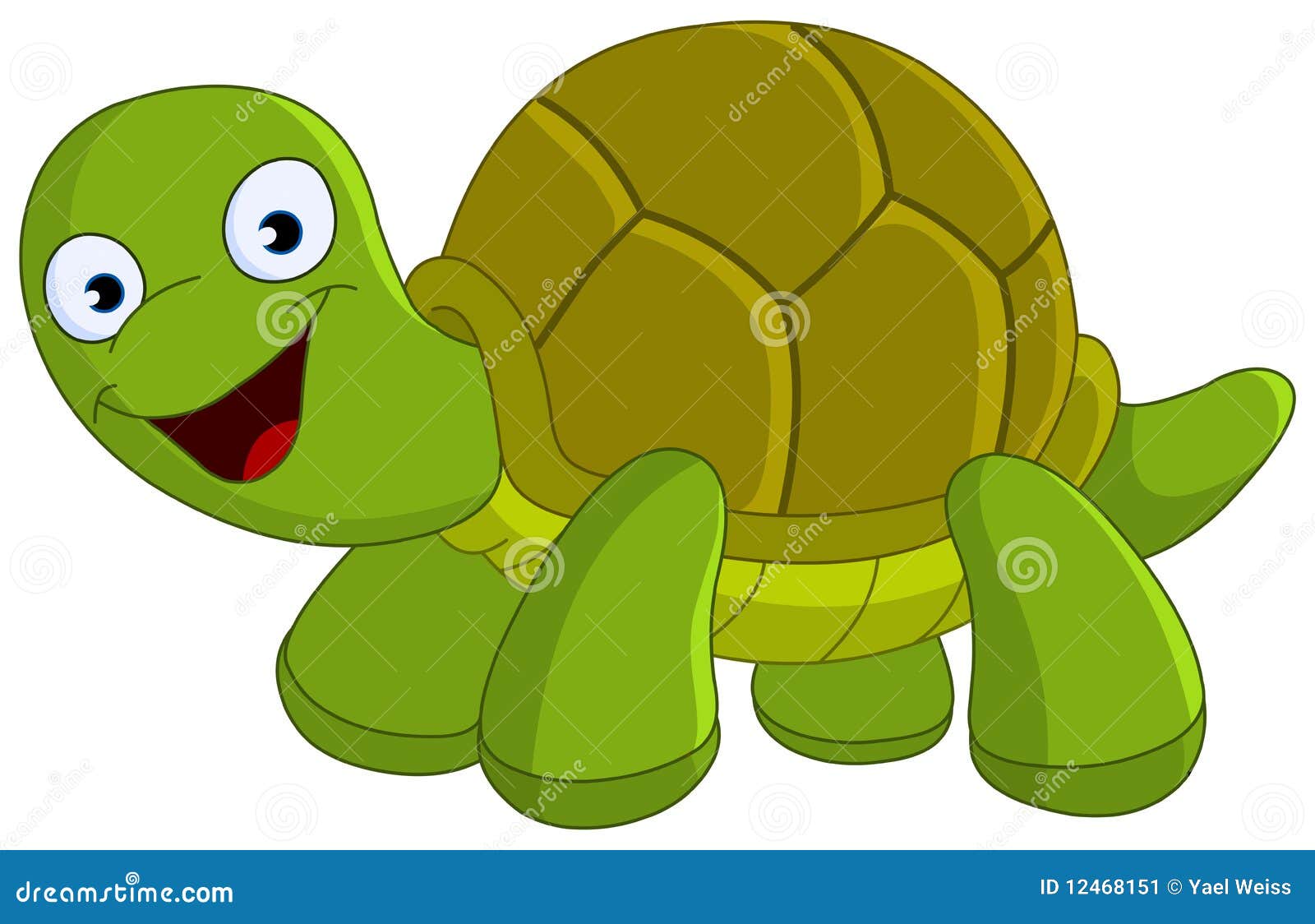 Happy turtle stock vector. Illustration of cute, facial - 12468151