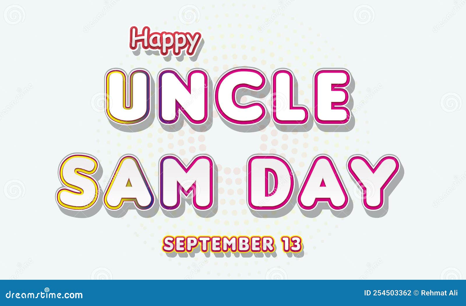 Happy Uncle Sam Vector Illustration | CartoonDealer.com #16940968
