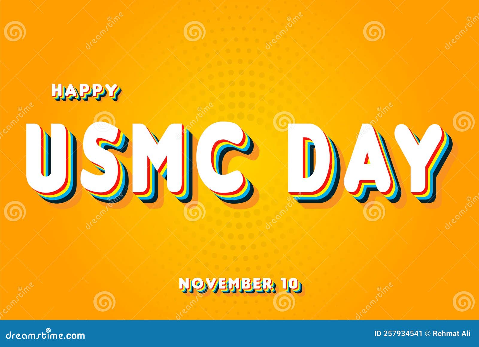 Happy USMC Day, November 10. Calendar of November Retro Text Effect ...