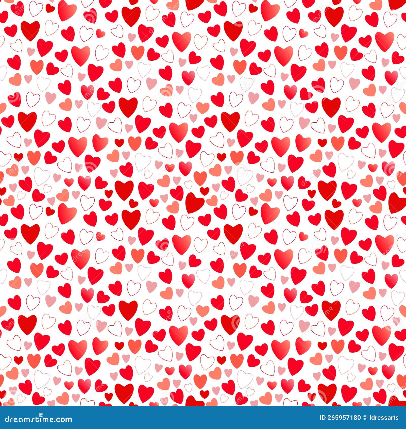Happy Valentine S Day Hearts Pattern Valentine Day Greeting Card