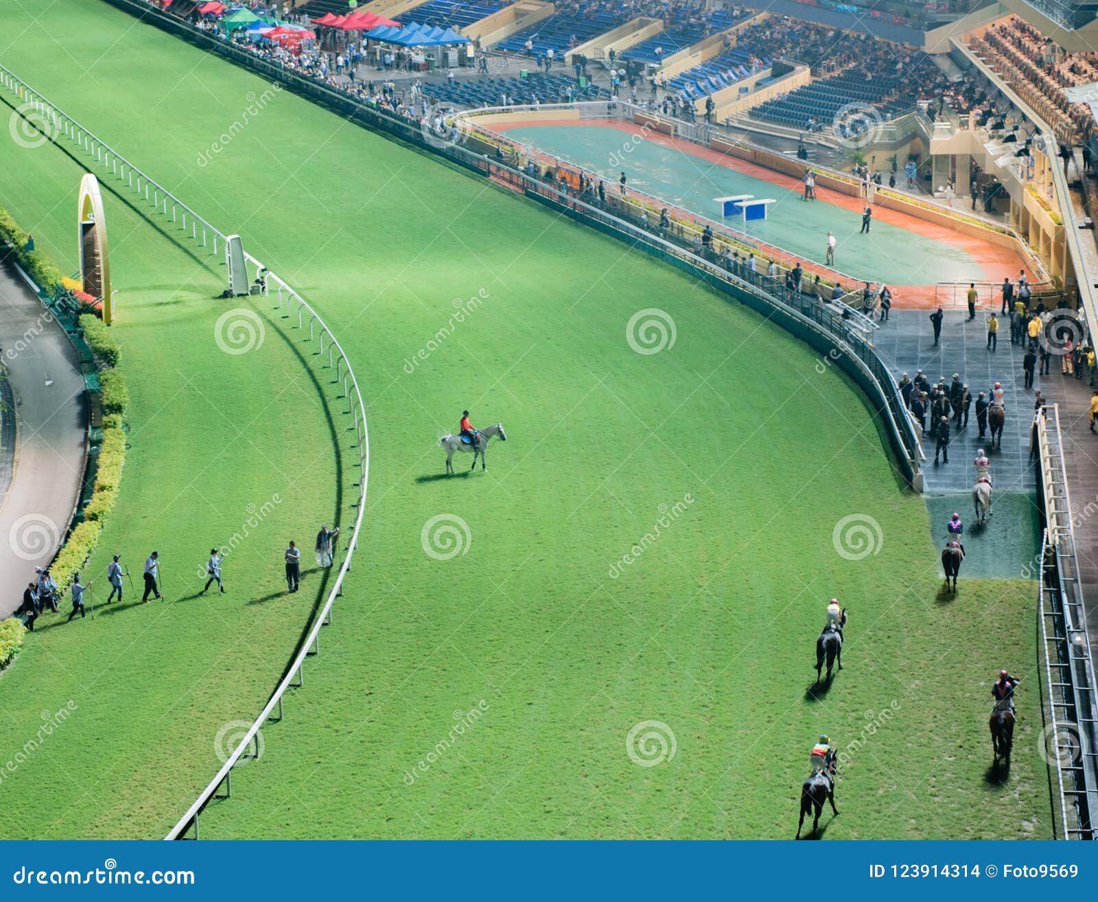 Happy Valley Racecourse in Hong Kong Editorial Stock Image - Image of ...