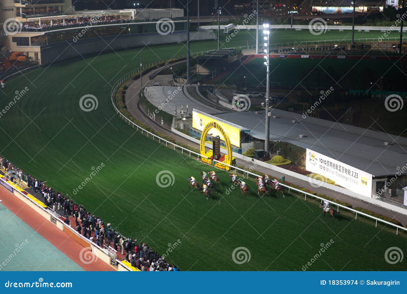 Happy Valley Racecourse, Hong Kong Editorial Stock Image - Image of ...