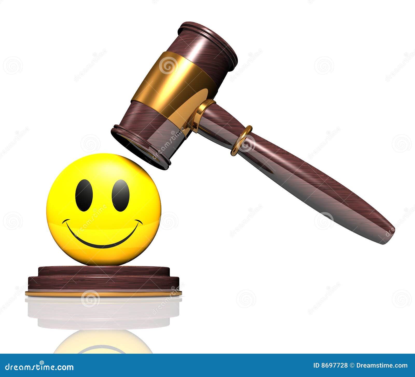 Happy Verdict stock illustration. Illustration of auction - 8697728
