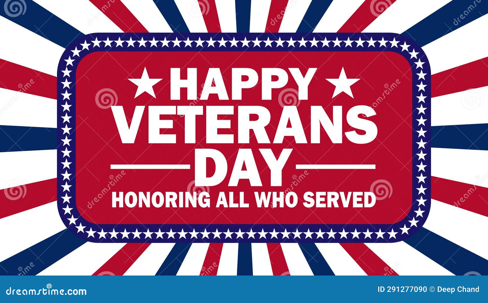 Happy Veterans Day Vector Illustration Stock Vector - Illustration of ...