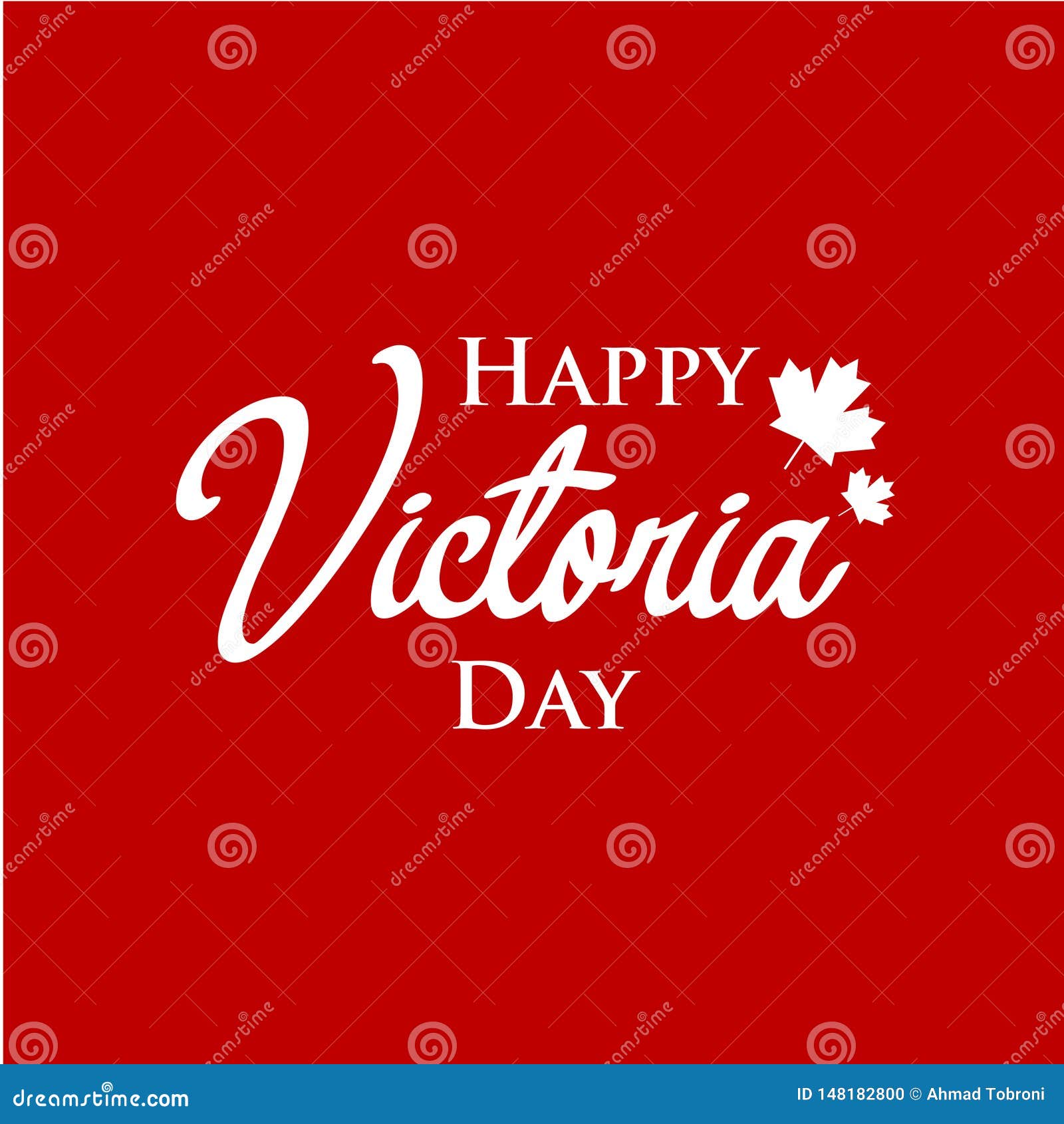 Happy Victoria Day Vector Template Design Illustration Stock Vector ...