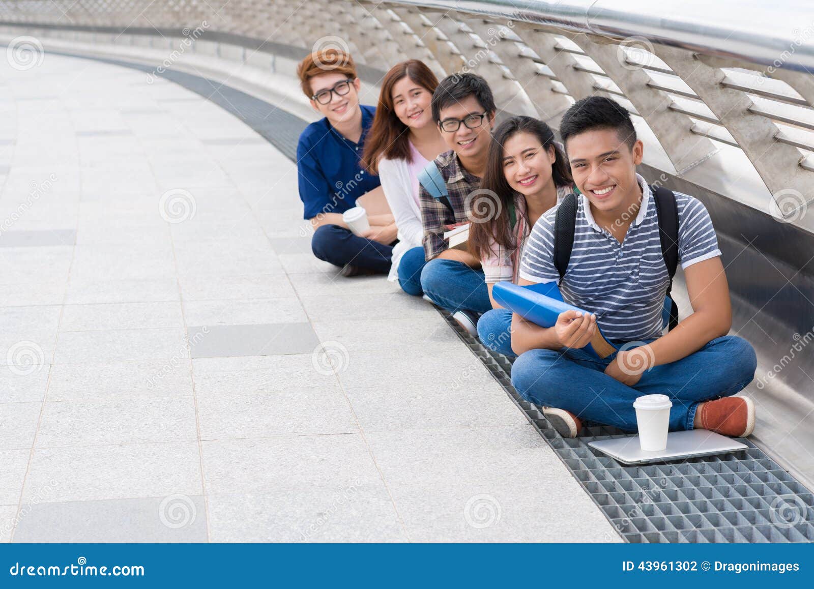Happy Vietnamese students stock photo. Image of knowledge - 43961302