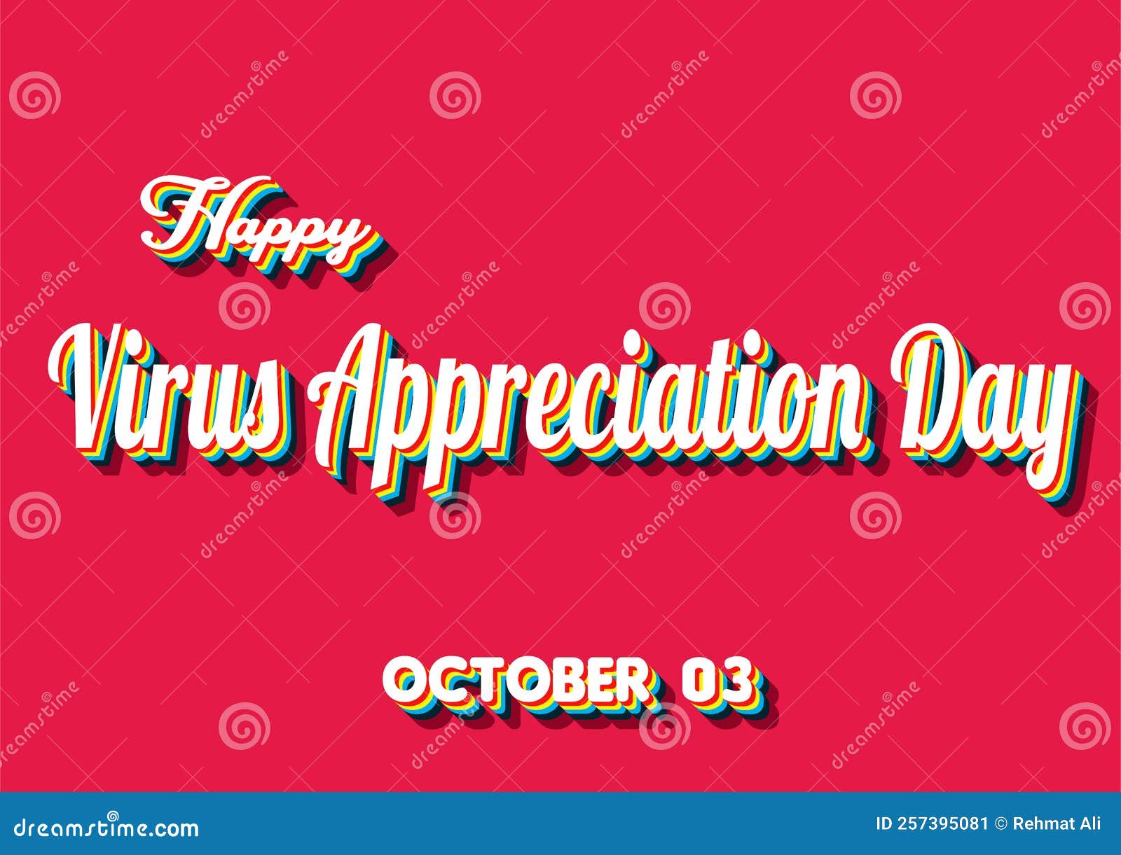 Happy Virus Appreciation Day, October 03. Calendar of October Retro ...
