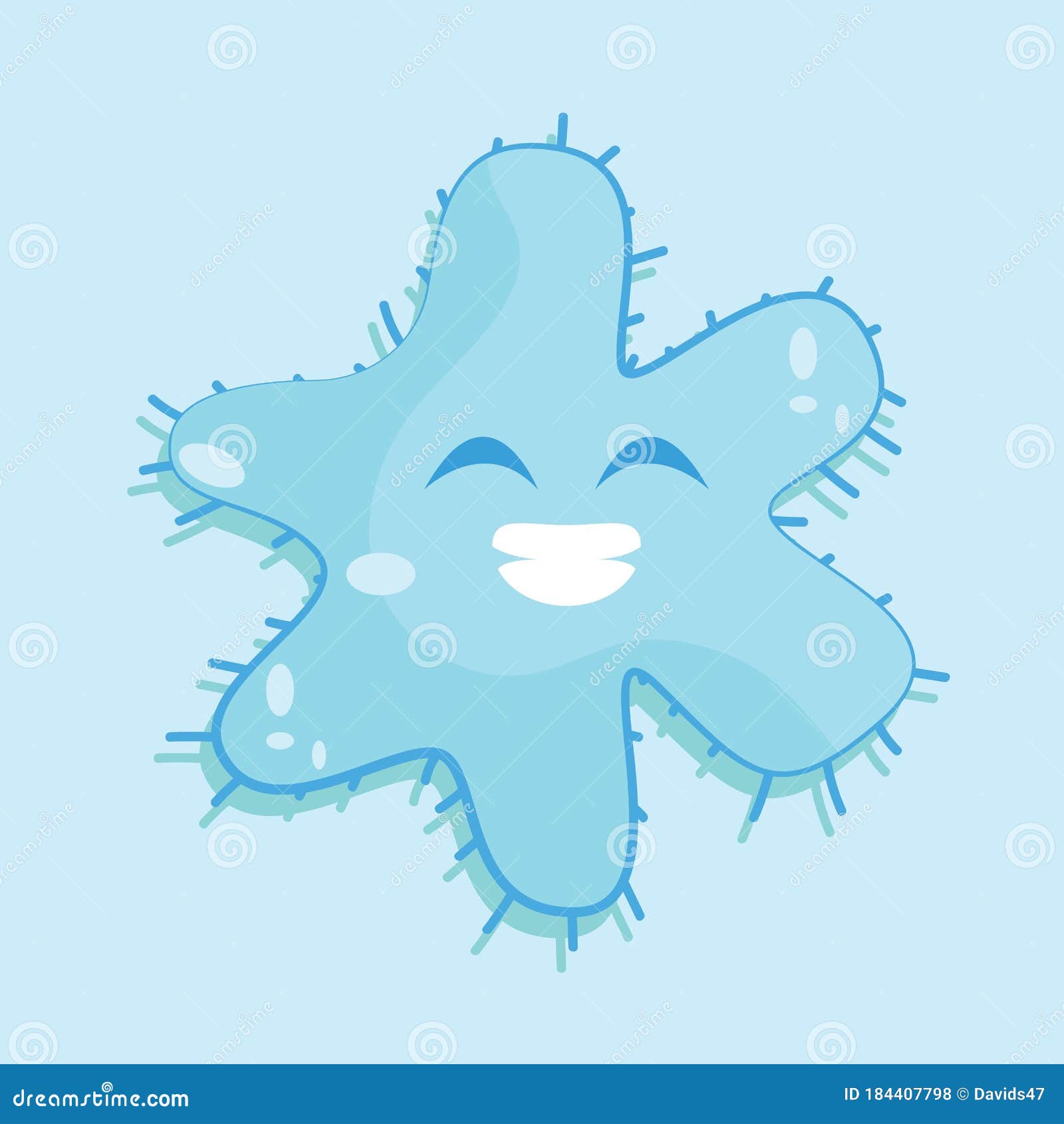 Happy virus cartoon stock vector. Illustration of isolated - 184407798