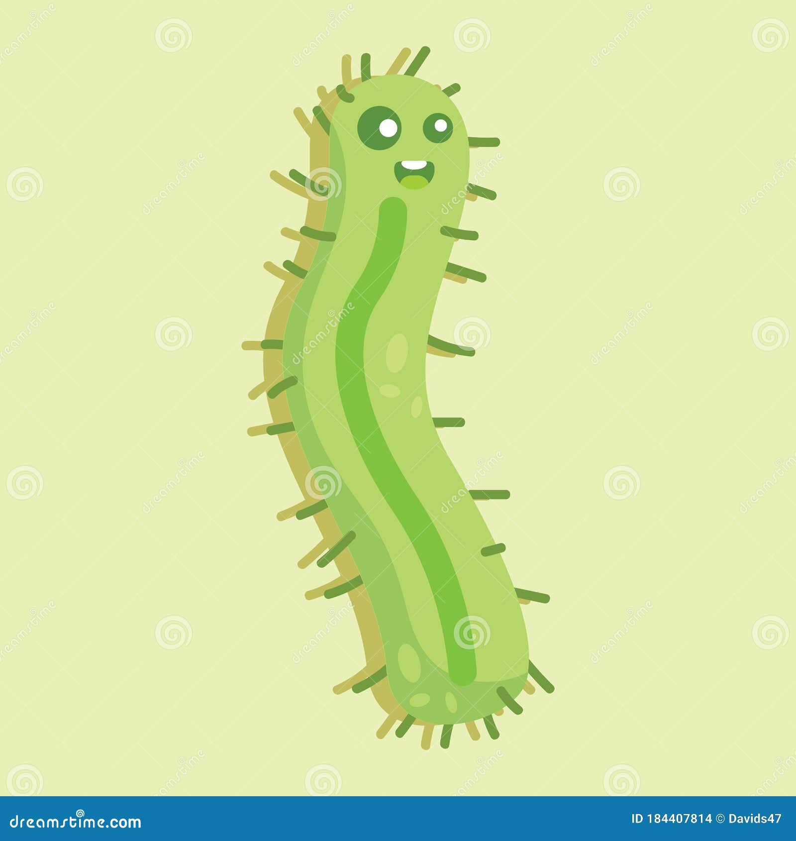 Happy virus cartoon stock vector. Illustration of funny - 184407814