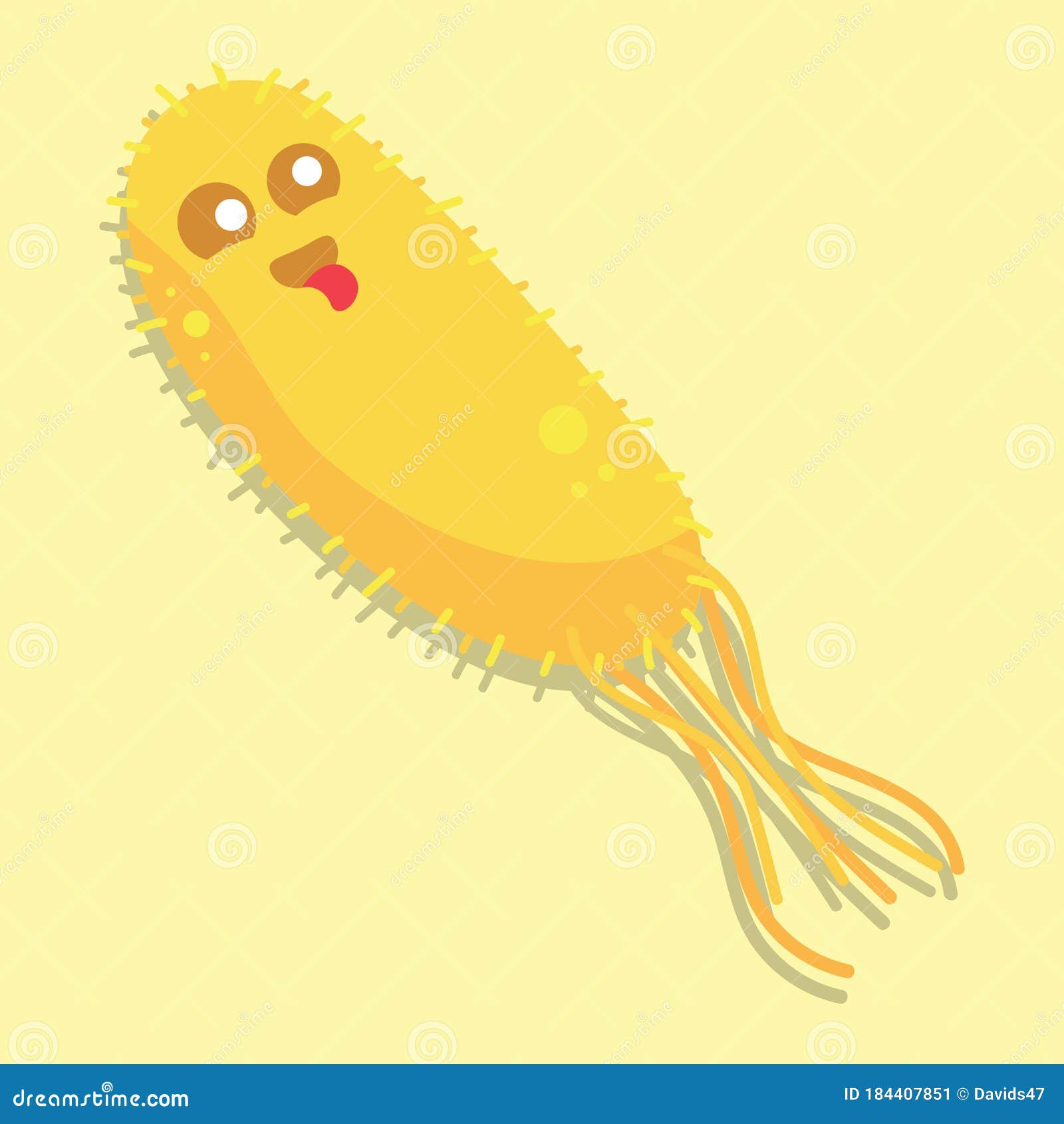 Happy virus cartoon stock vector. Illustration of health - 184407851