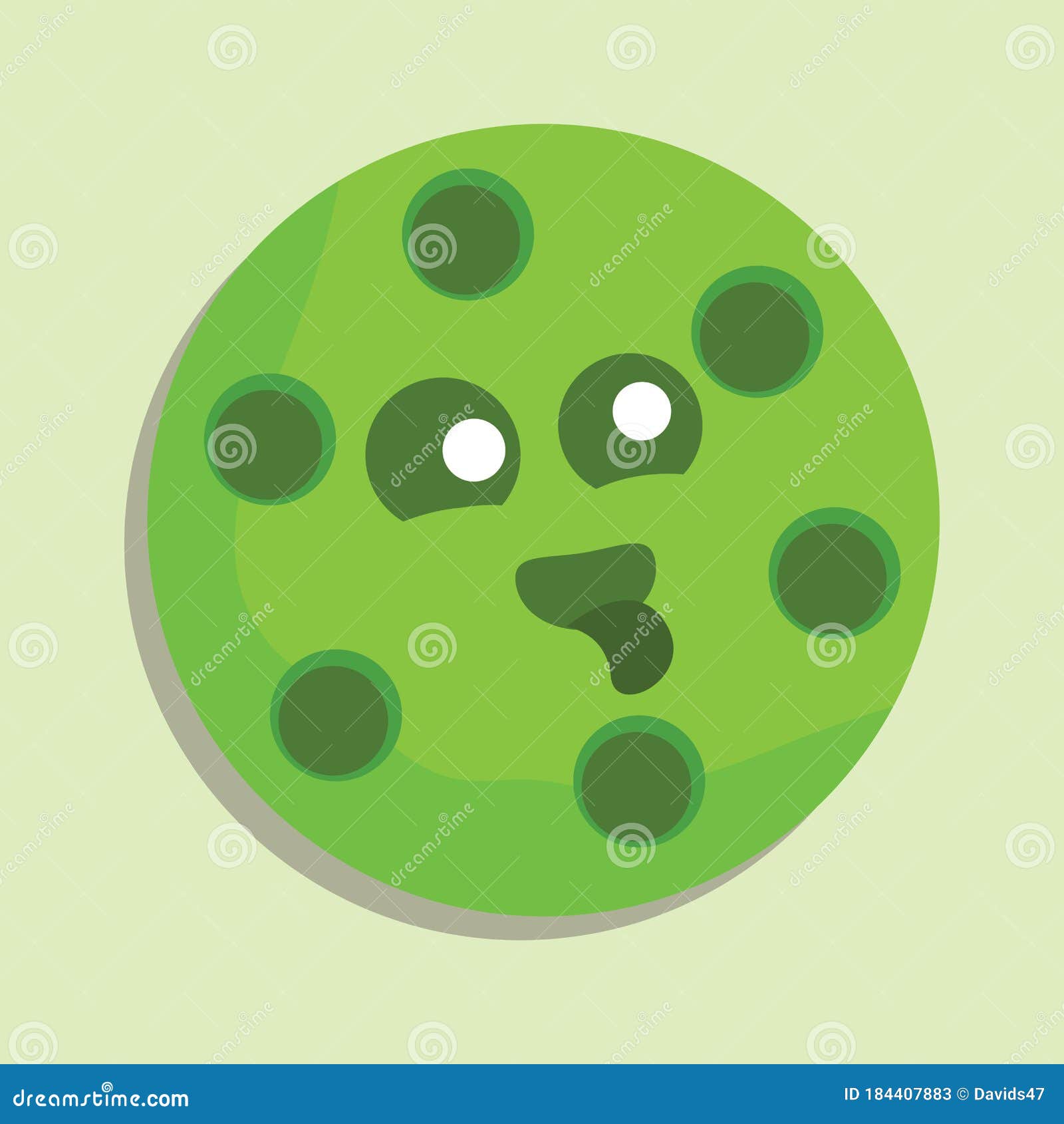 Happy virus cartoon stock vector. Illustration of science - 184407883