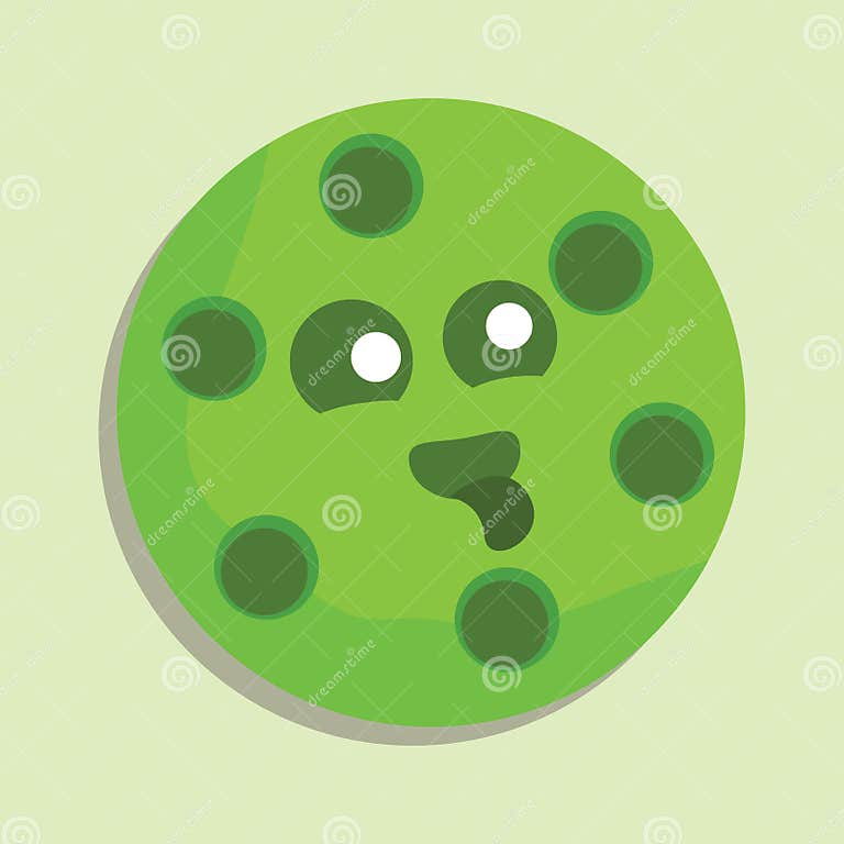 Happy virus cartoon stock vector. Illustration of science - 184407883