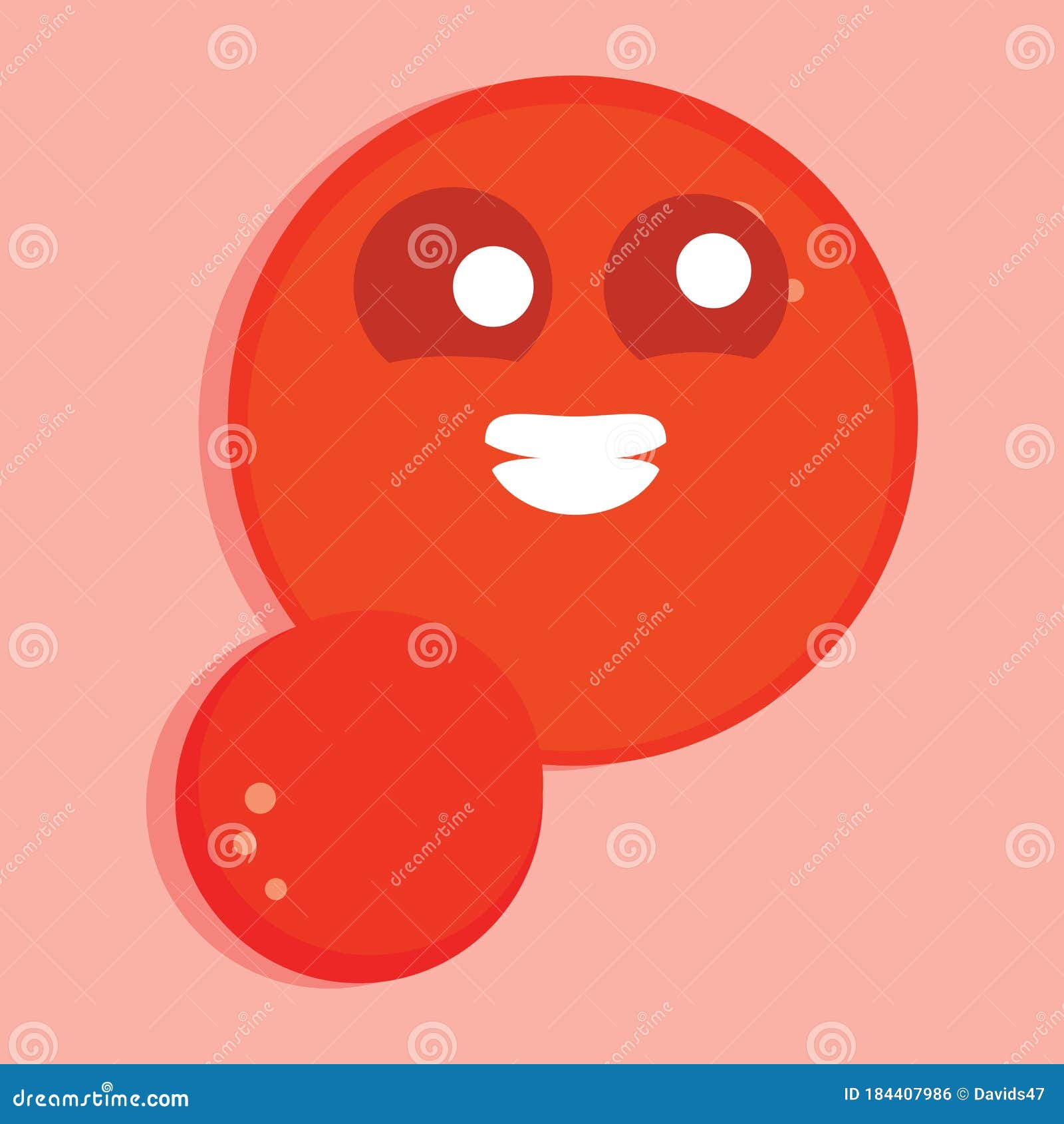 Happy virus cartoon stock vector. Illustration of graphic - 184407986