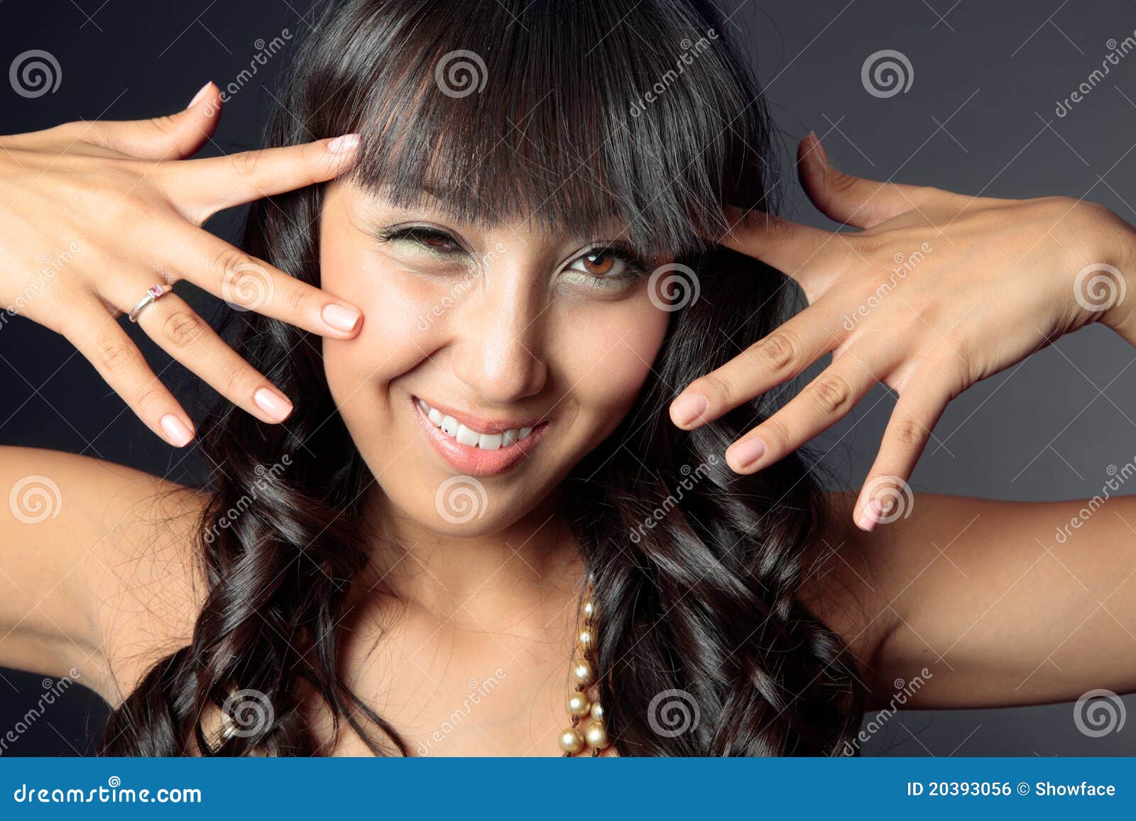 Happy Vivacious girl stock photo. Image of caucasian - 20393056