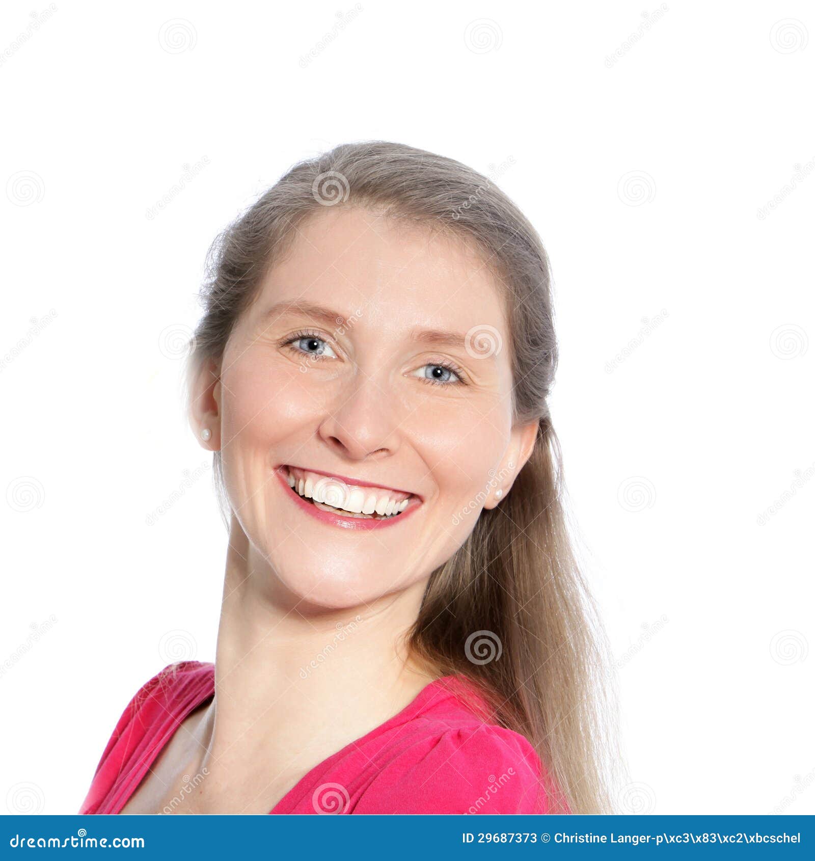 Happy vivacious woman stock image. Image of carefree - 29687373