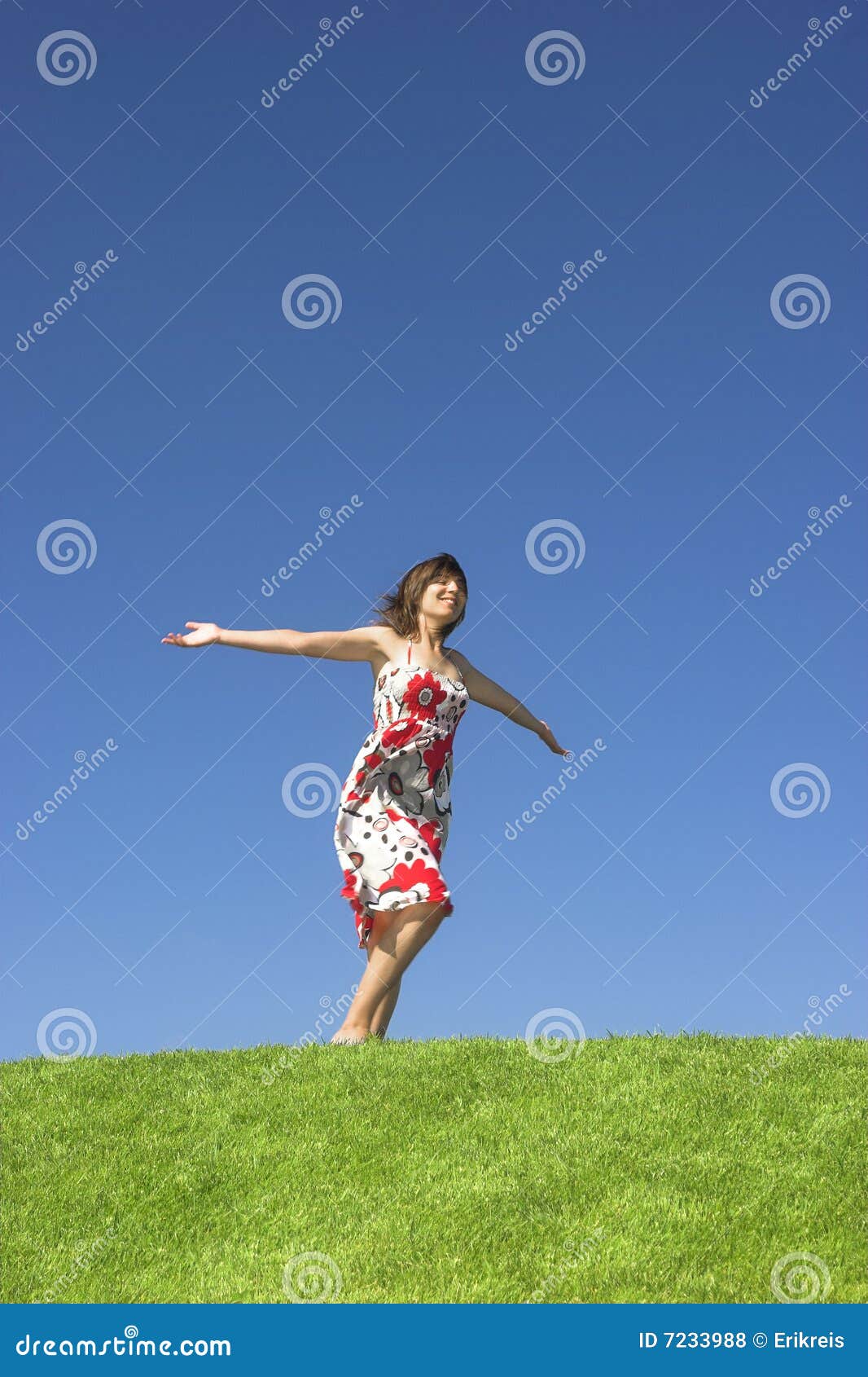 Happy walking stock photo. Image of cute, natural, outdoor - 7233988