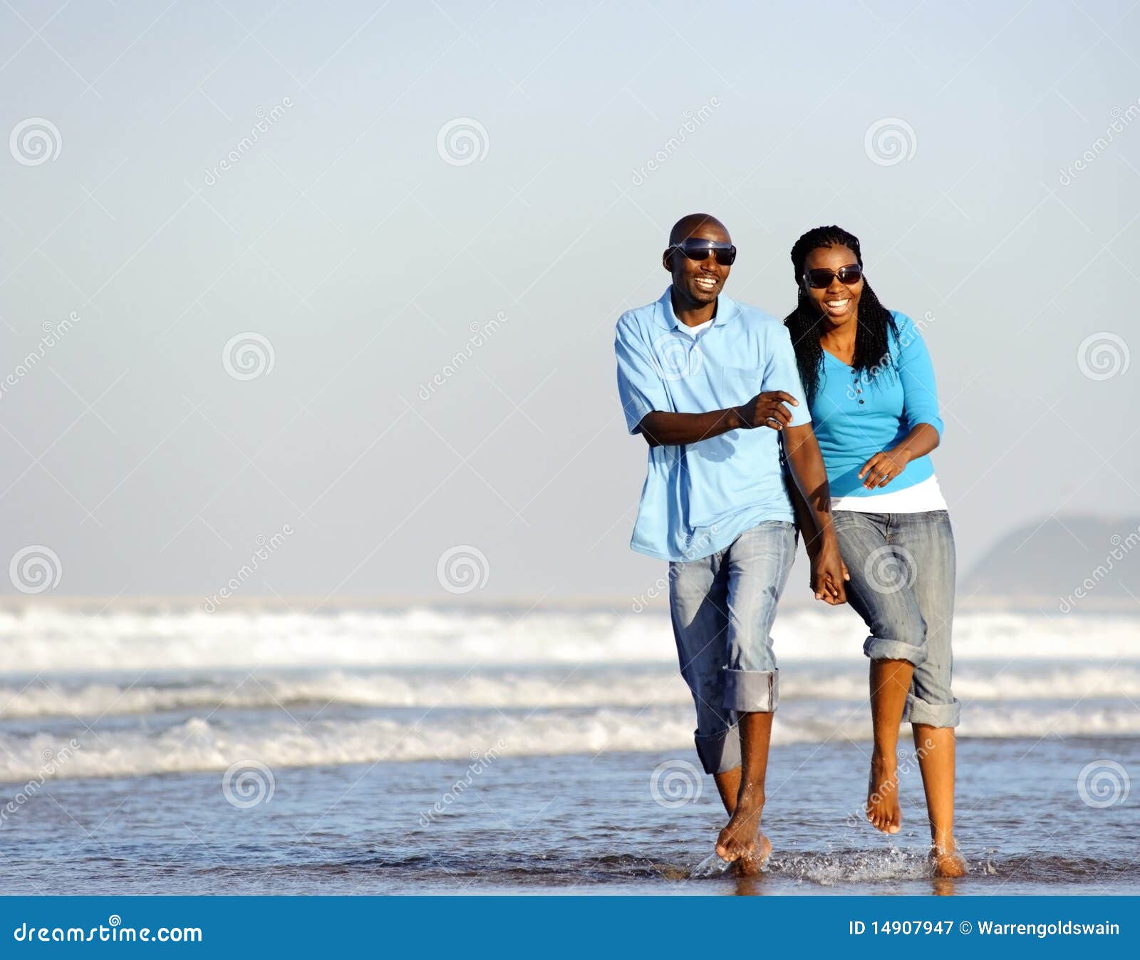 Happy Couple Walking