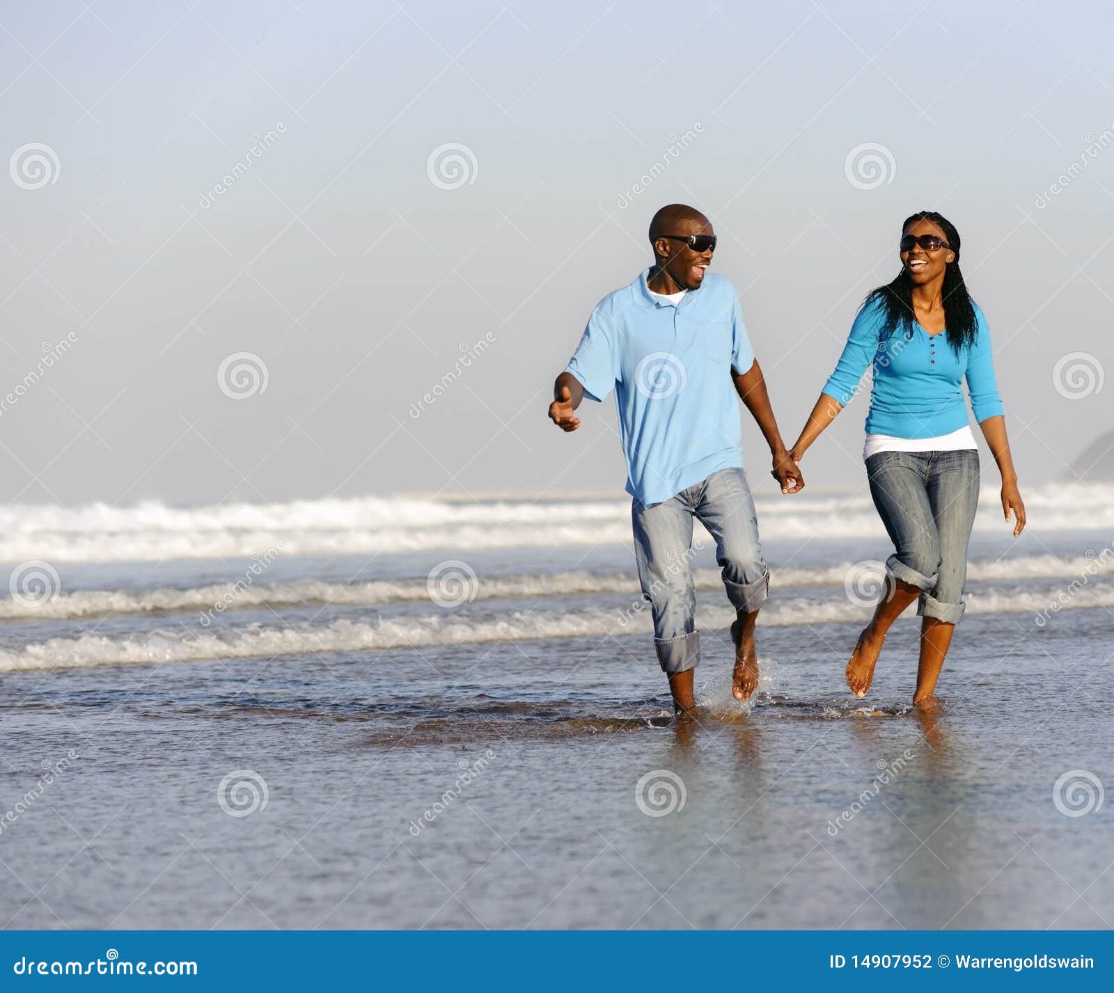 Happy walking couple stock photo. Image of outside, sunglasses - 14907952
