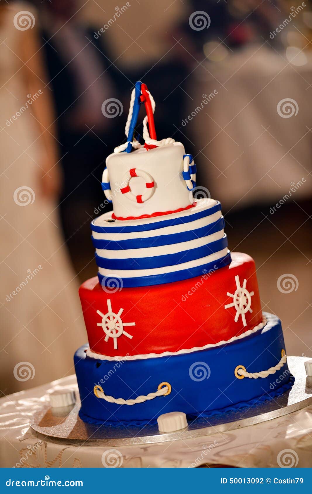 Happy Wedding Day Navy Cake Stock Photos - Free & Royalty-Free Stock ...