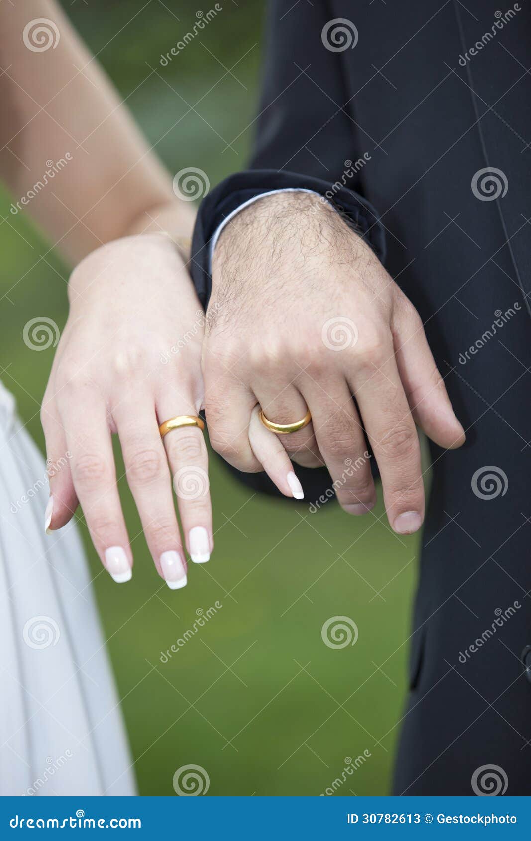 Happy wedding rings stock image. Image of newlywed, nature - 30782613