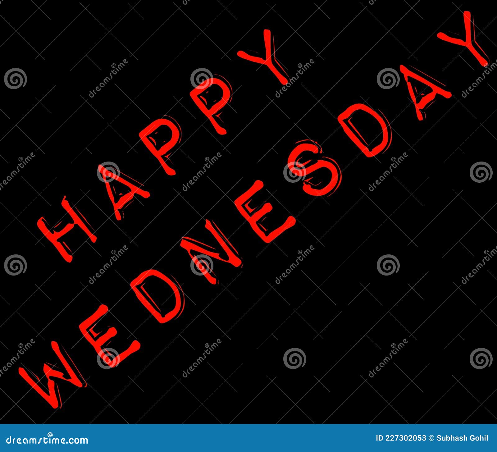 Happy Wednesday background stock illustration. Illustration of sign ...