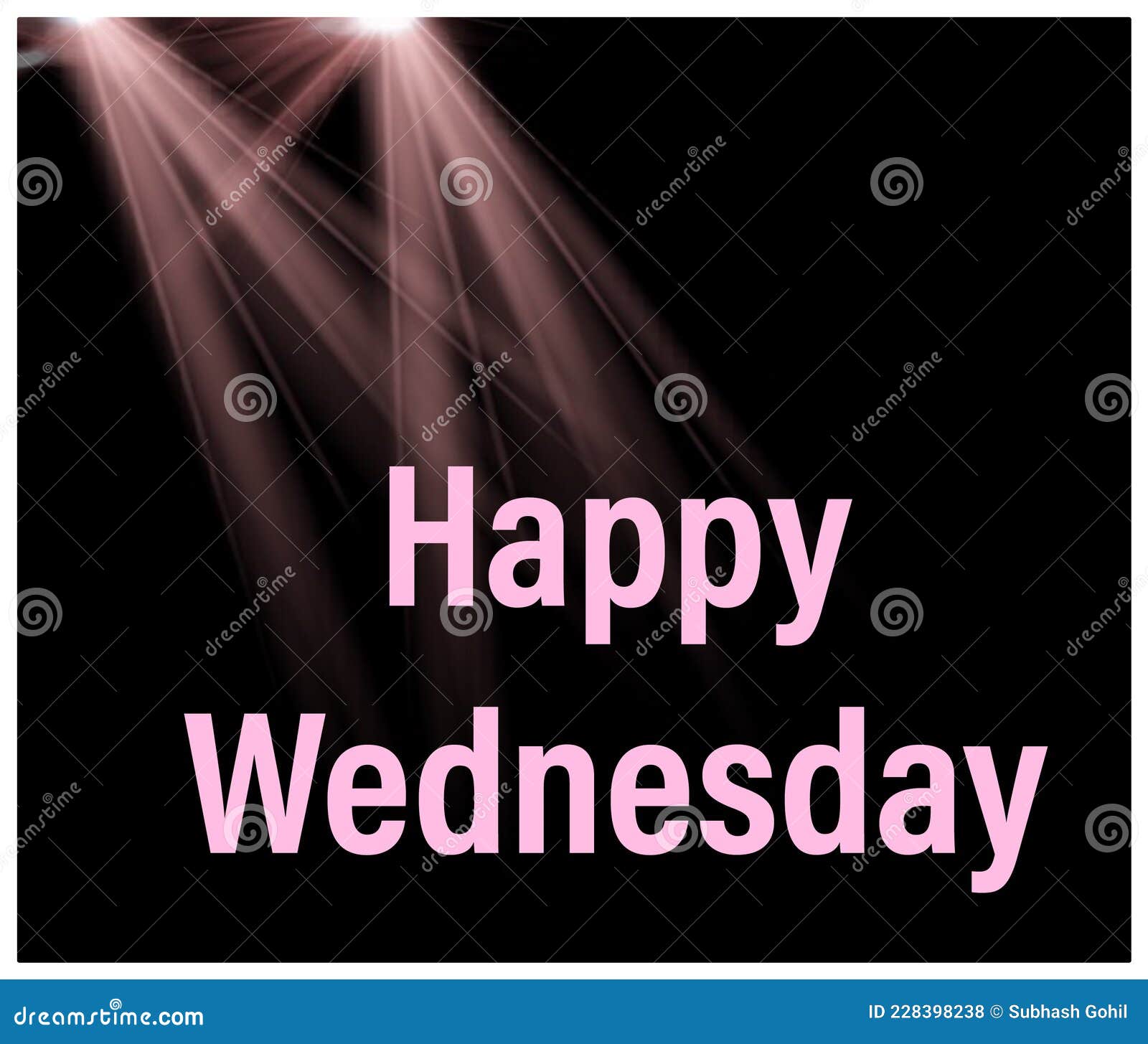 Happy Wednesday background stock illustration. Illustration of person ...