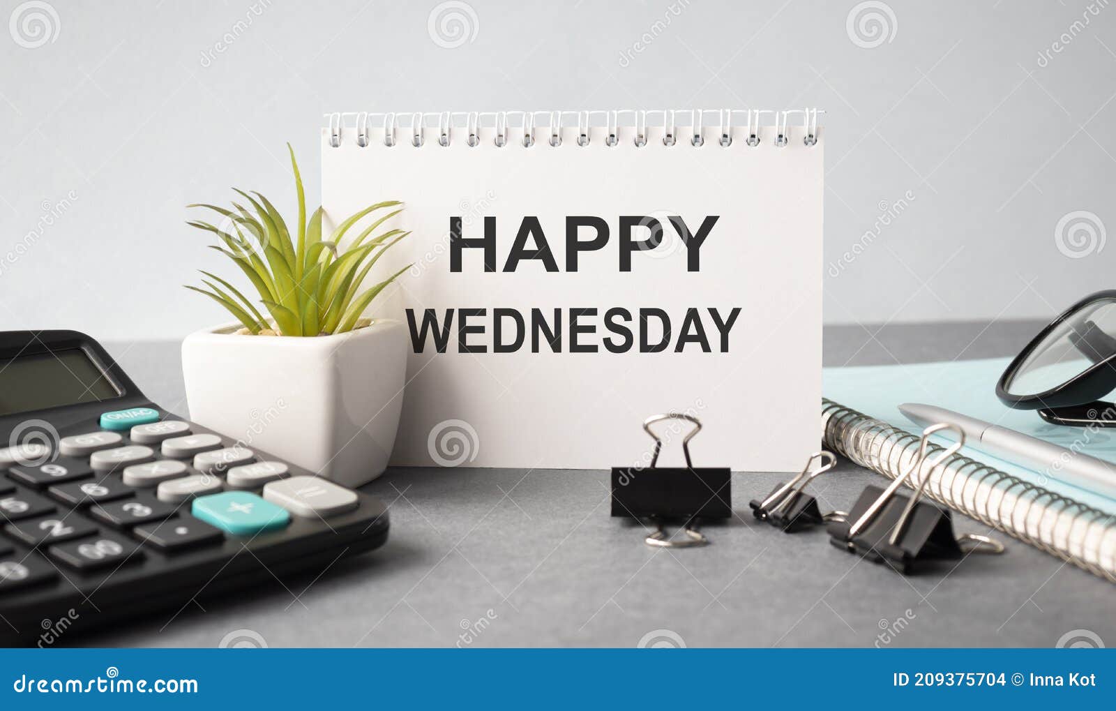 Happy Wednesday Alphabet Letter With Colorful Flowers Border Frame On ...