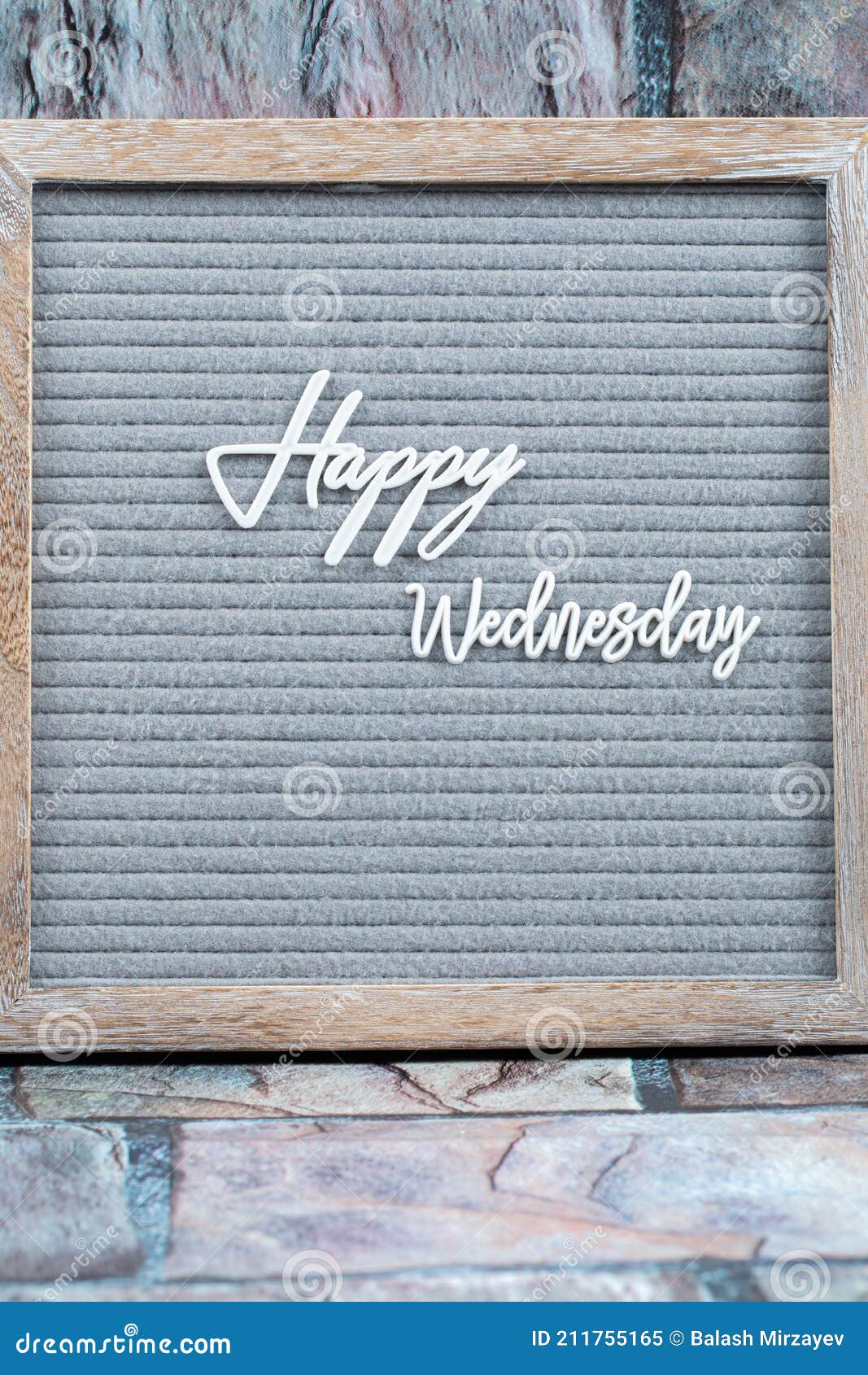 Happy Weekdays Posters Embedded on Grey Background Stock Image - Image ...