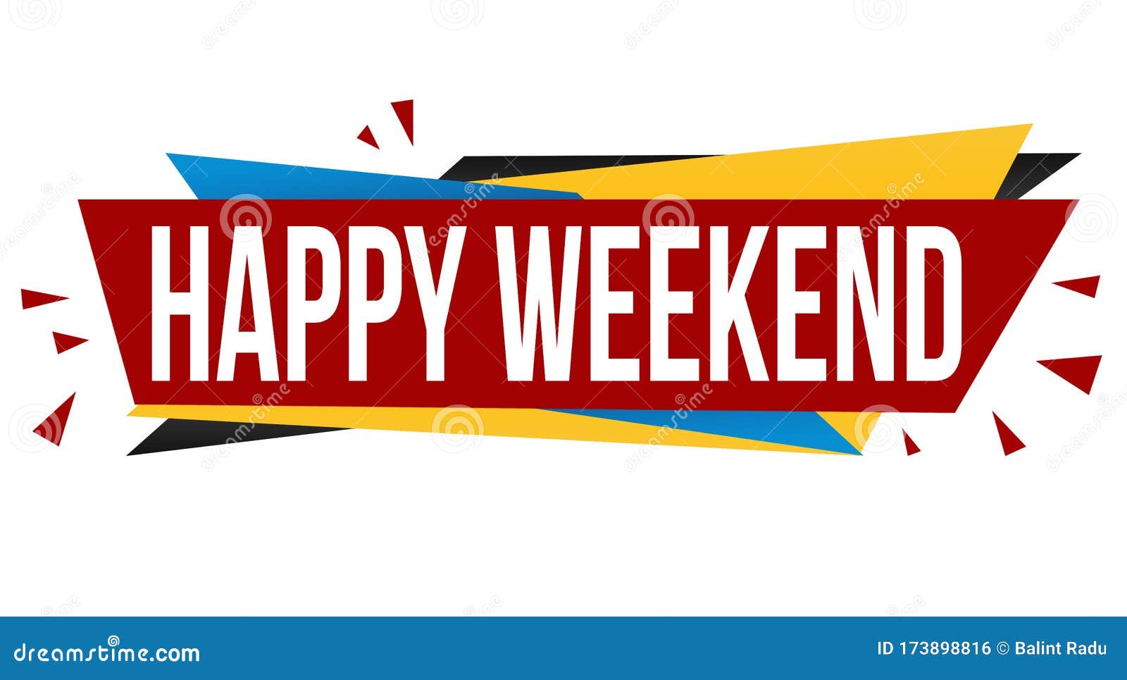 Happy Weekend Banner Design Stock Vector - Illustration of card, friday ... Happy Weekend Banner Design Stock Vector - Illustration of card, friday ...