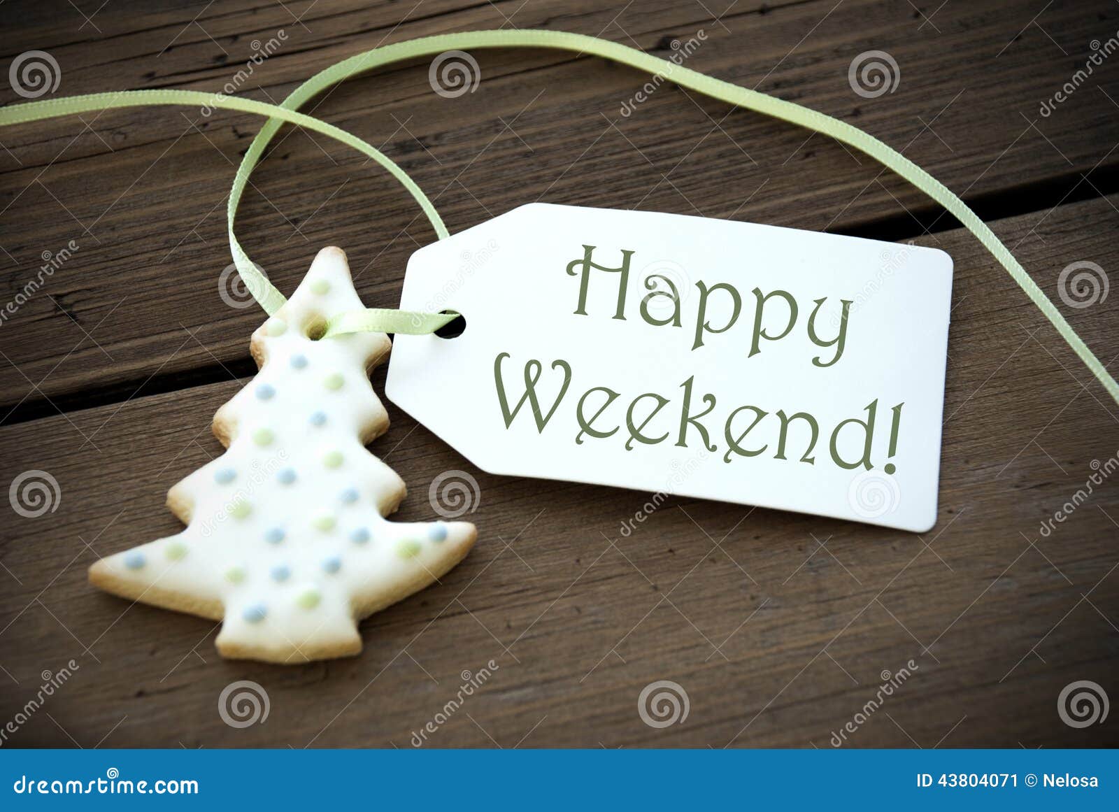 Happy Weekend Christmas Label Stock Image - Image of greetings ...