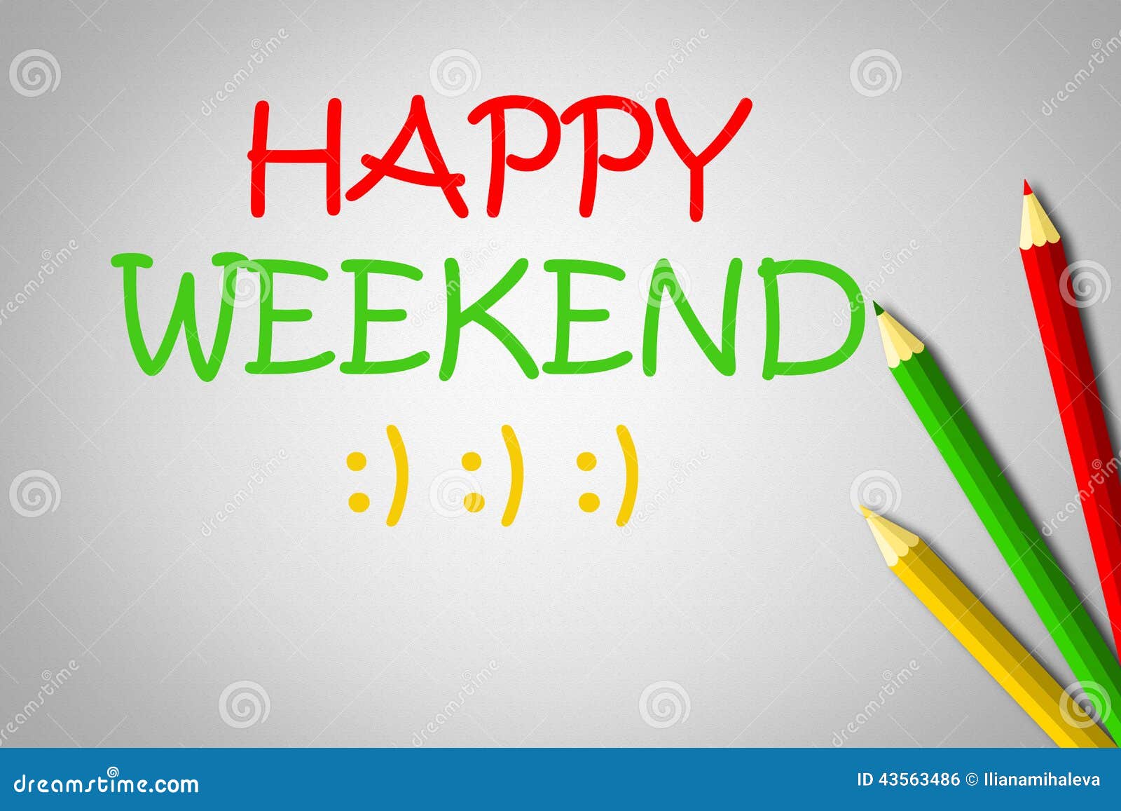 Happy Weekend Beer Glass Cheers In Hand Cartoon Illustration ...