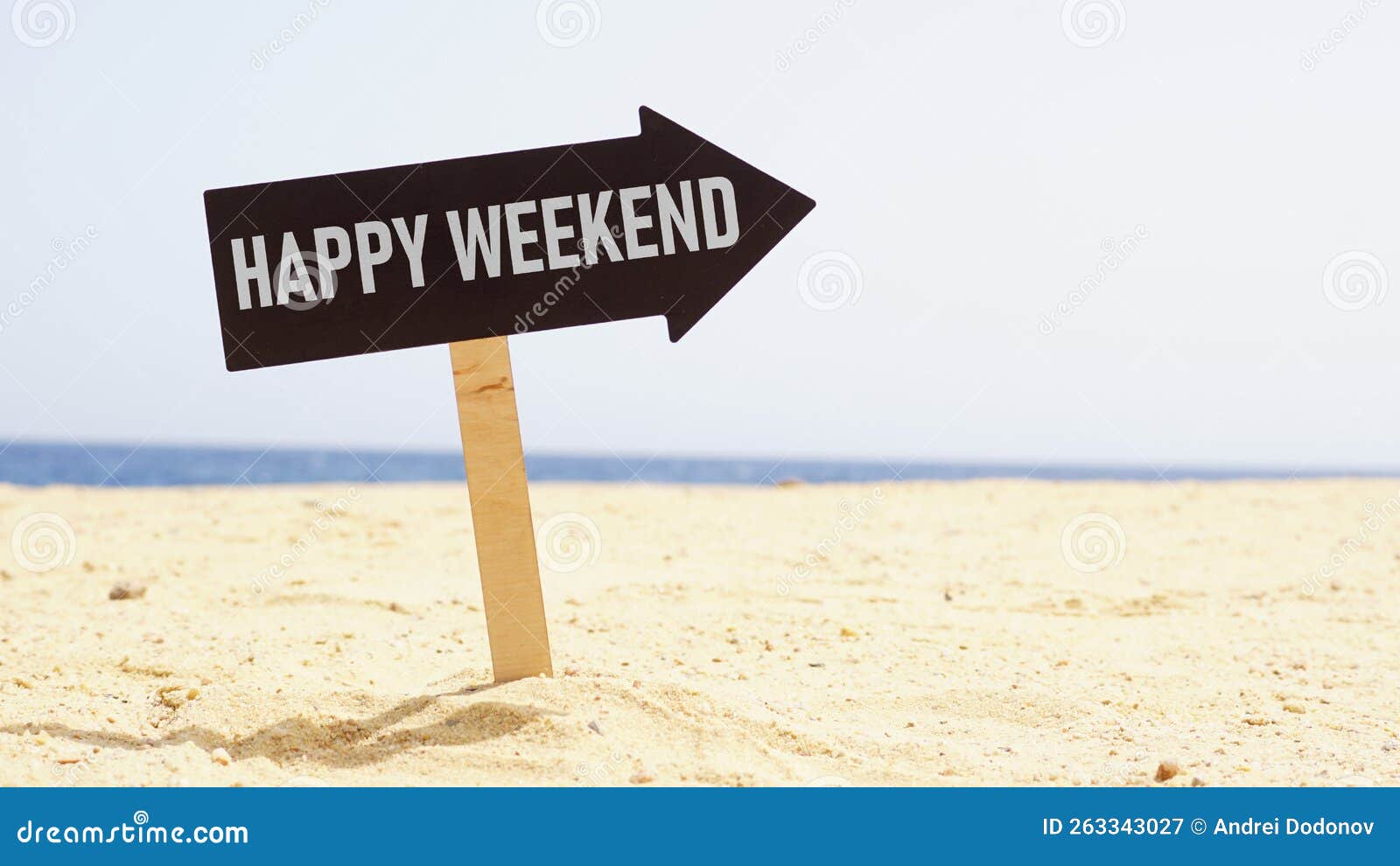 Happy Weekend is Shown Using the Text Stock Image - Image of outdoor ...