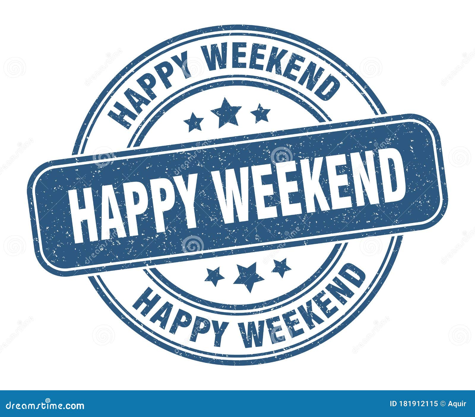 Happy Weekend Stamp. Happy Weekend Round Grunge Sign Stock Vector ...