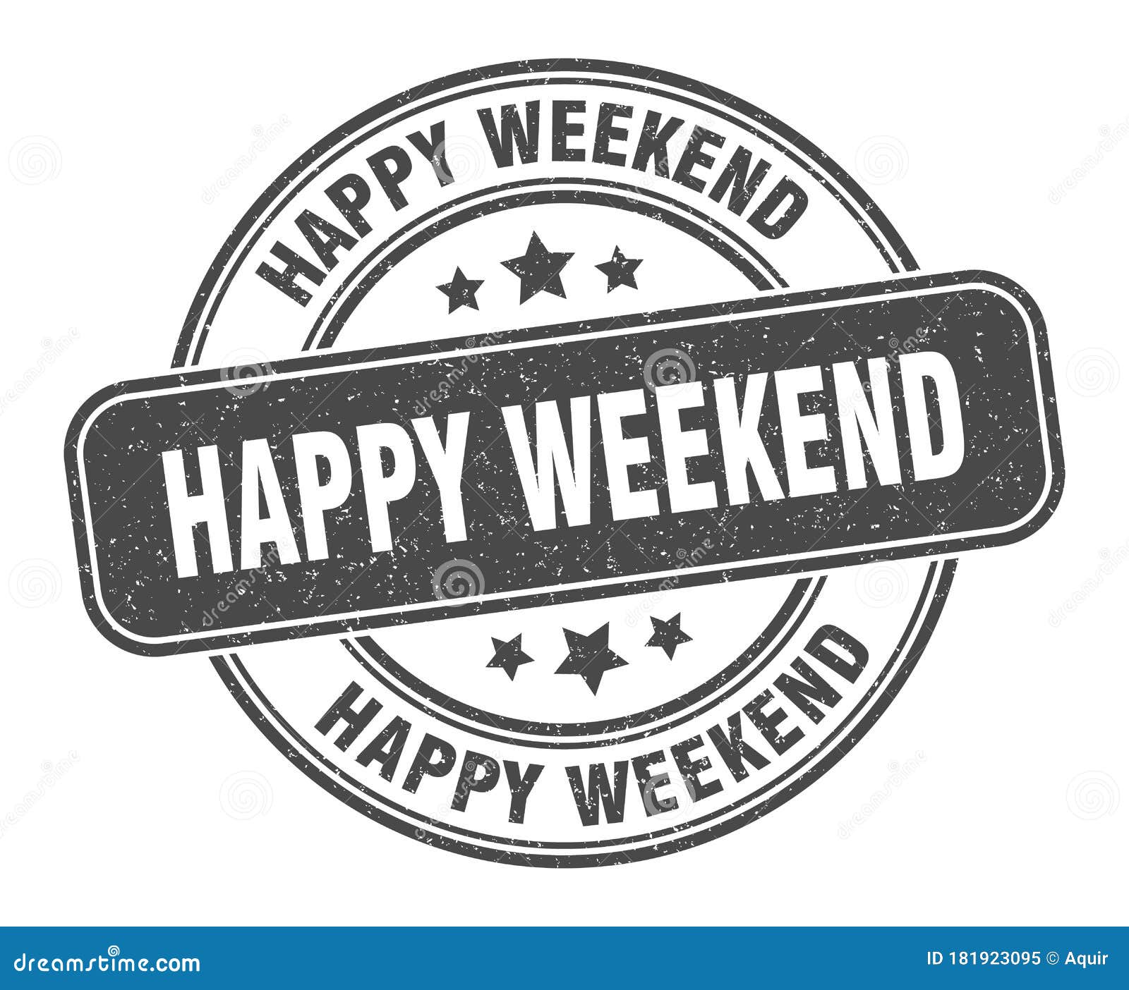 Happy Weekend Stamp. Happy Weekend Round Grunge Sign Stock Vector ...