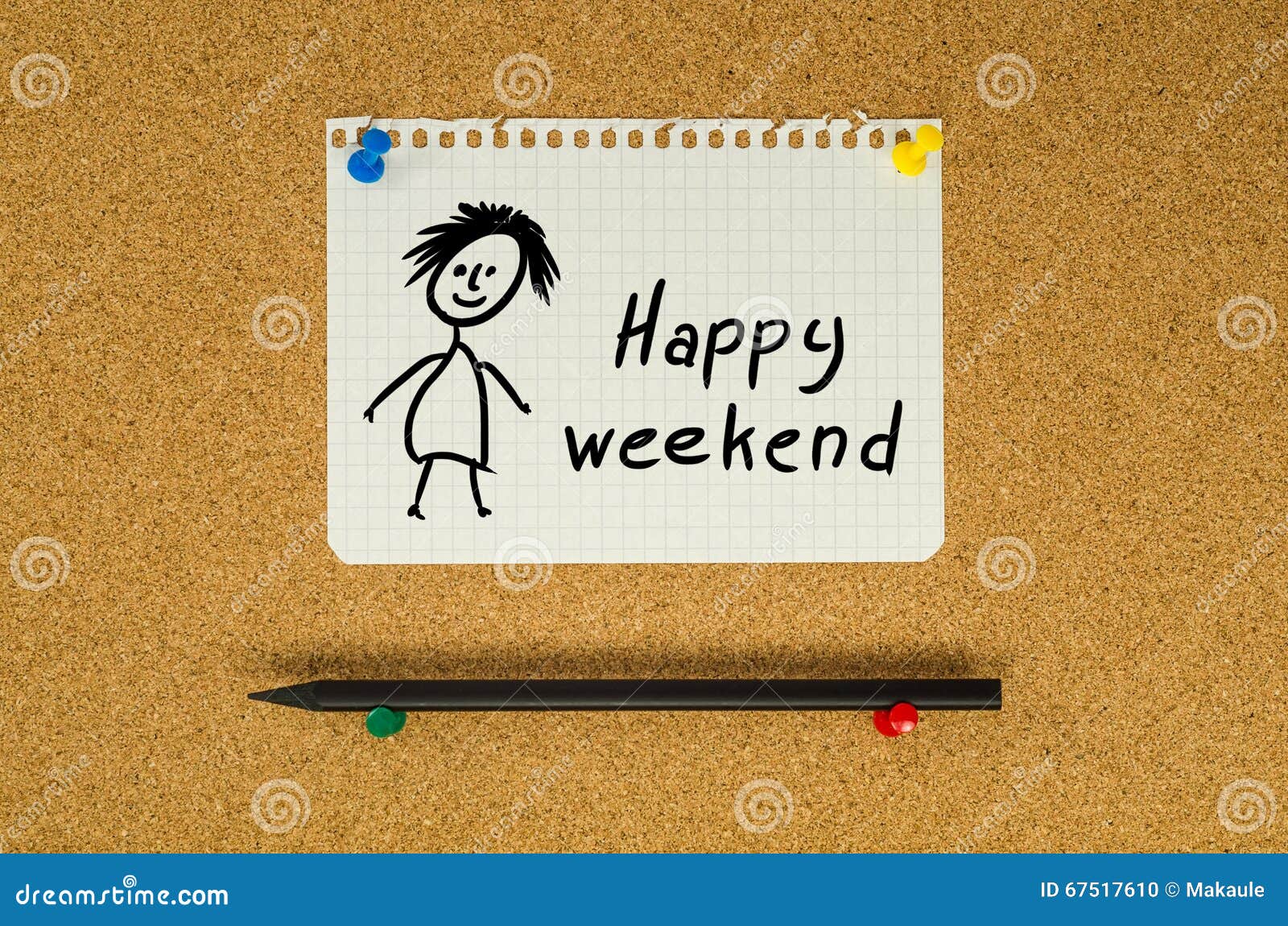 Happy weekend stock photo. Image of pegman, character - 67517610