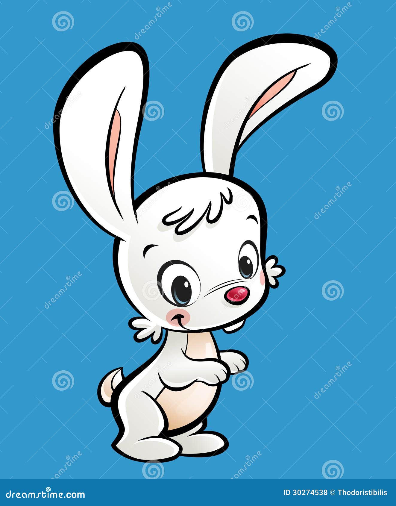Cartoon Cute Little Bunny Stock Photography | CartoonDealer.com #30274538