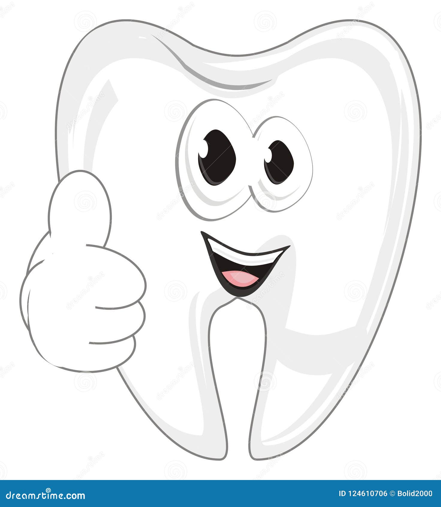 Happy teeth show gesture stock illustration. Illustration of class ...