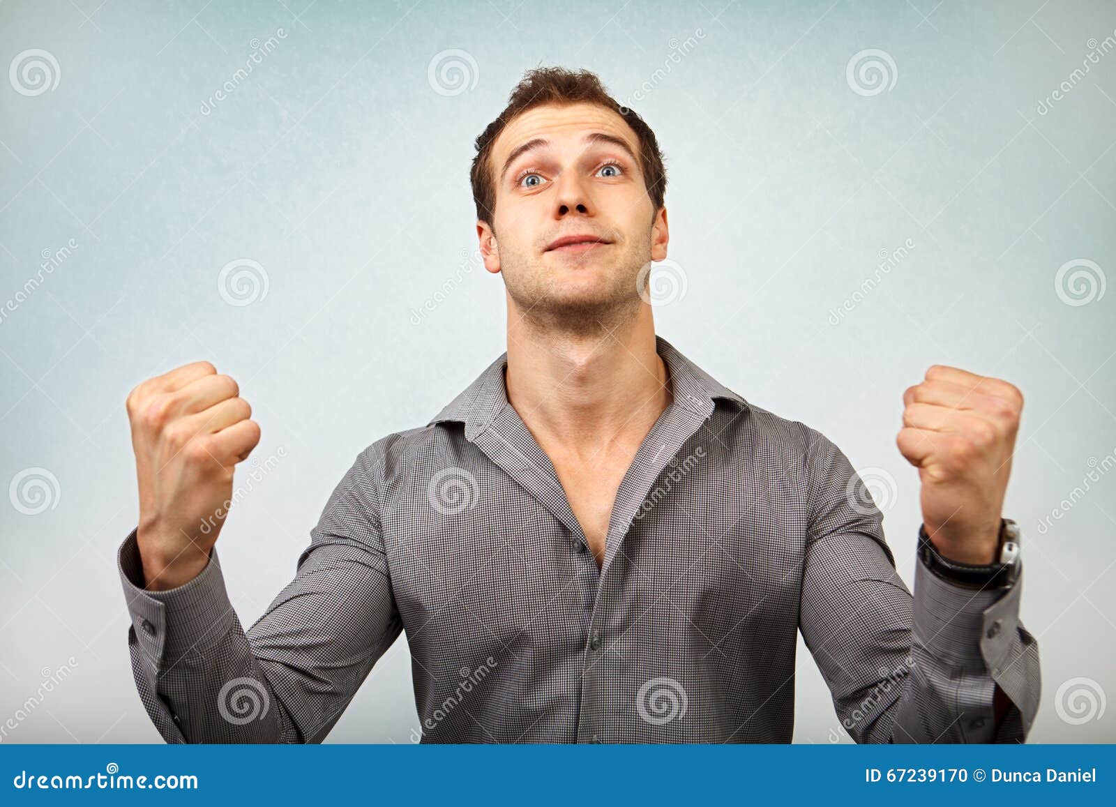 Happy winning man stock photo. Image of successful, winning - 67239170
