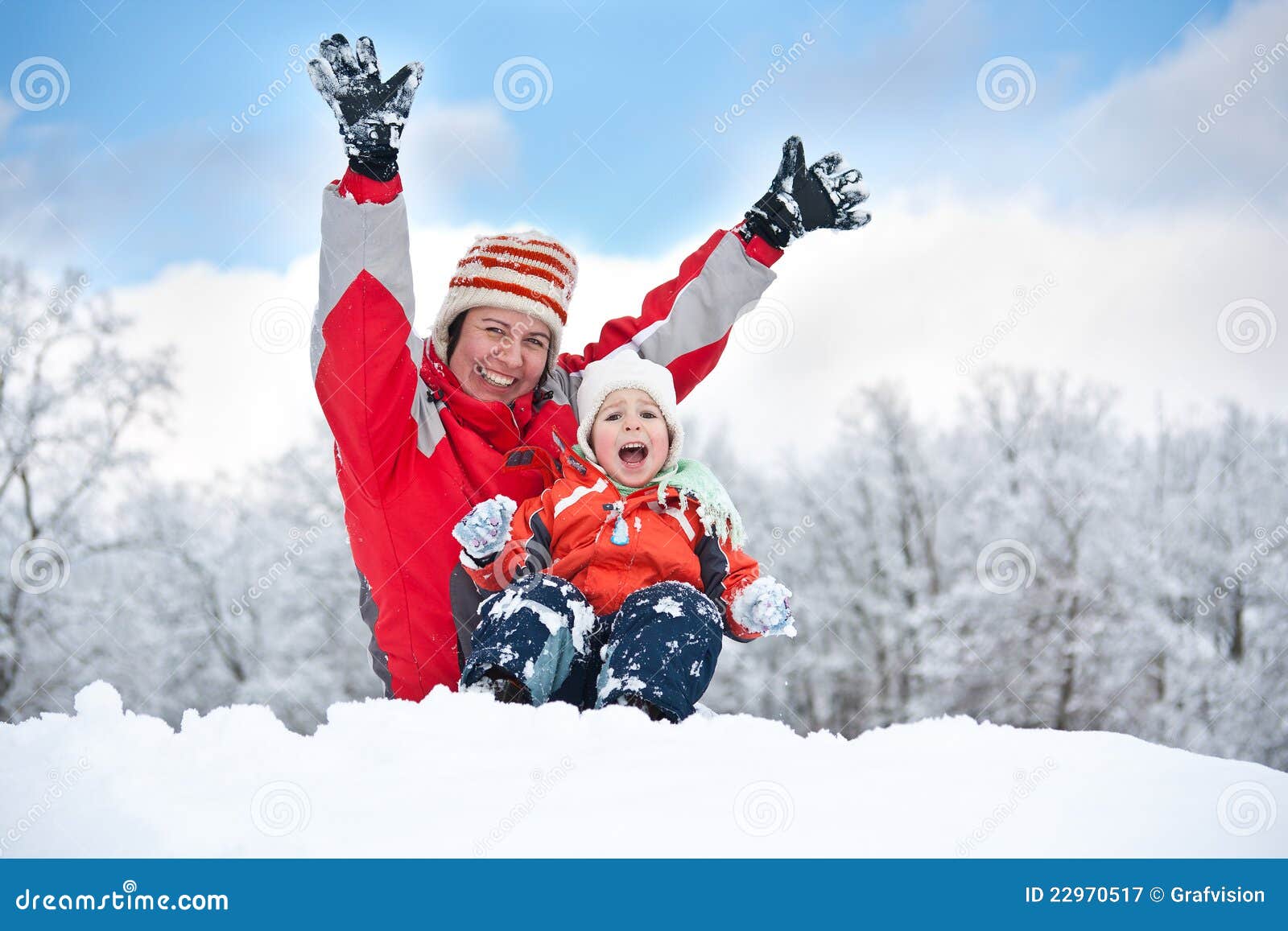 Happy winter vacation stock image. Image of happiness - 22970517