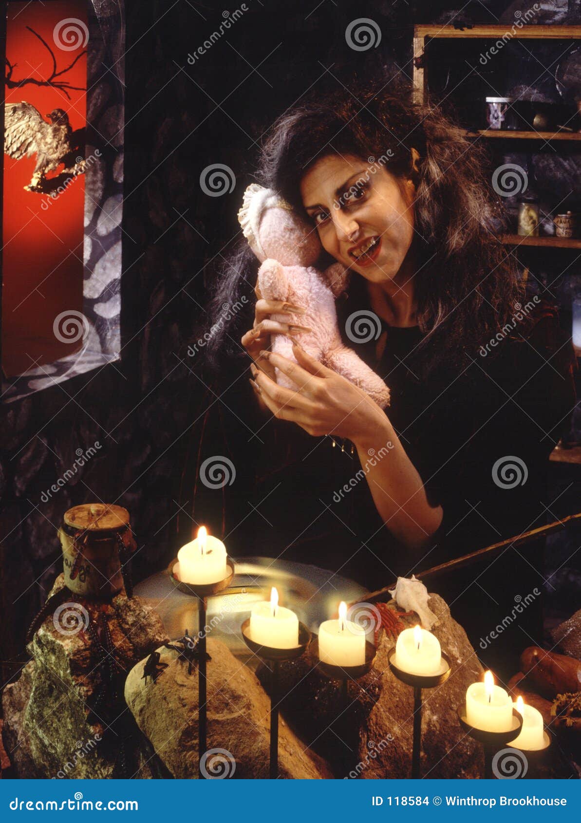 Happy Witch stock photo. Image of conjuration, occult, augury - 118584