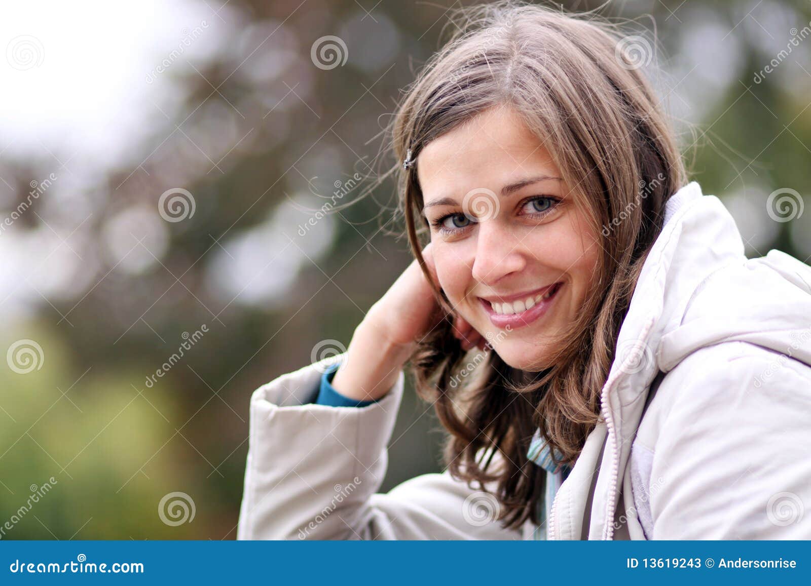 Happy woman stock image. Image of beautiful, european - 13619243