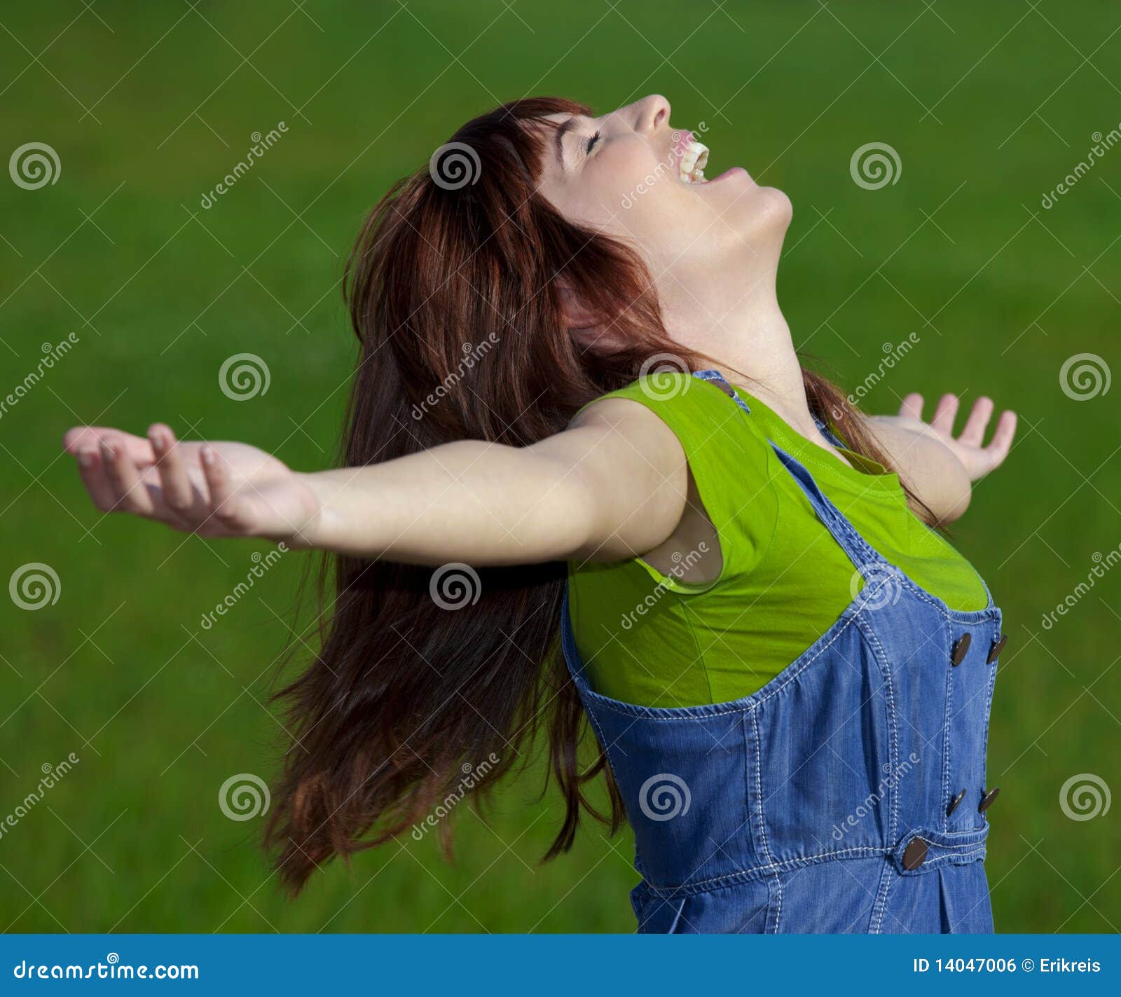 Happy woman stock photo. Image of adult, leisure, healthy - 14047006